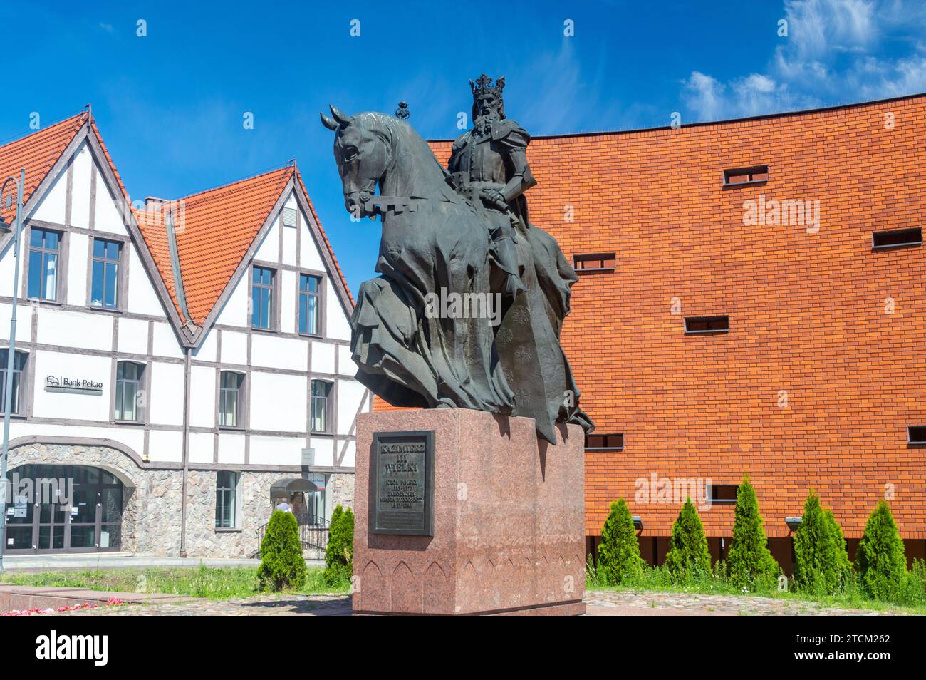 Bydgoszcz, Poland - July 9, 2023: Monument of Casimir III the Great ...