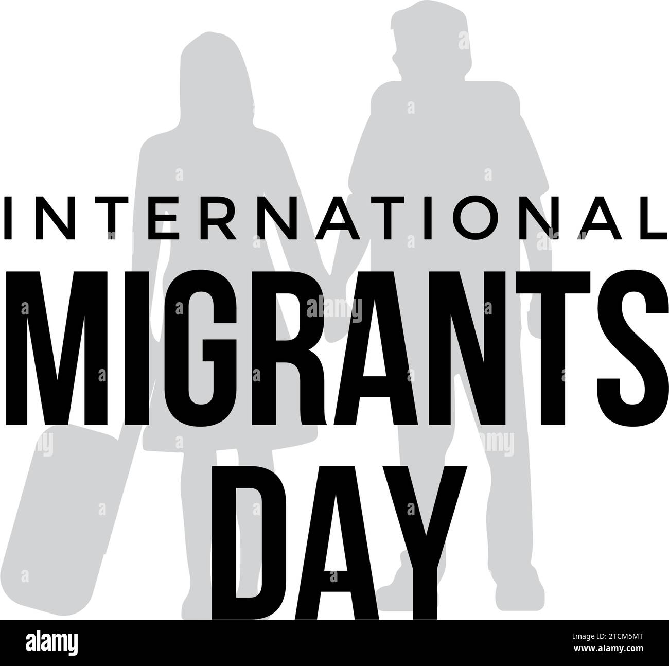International migrants day on December 18 poster design. for printing ...