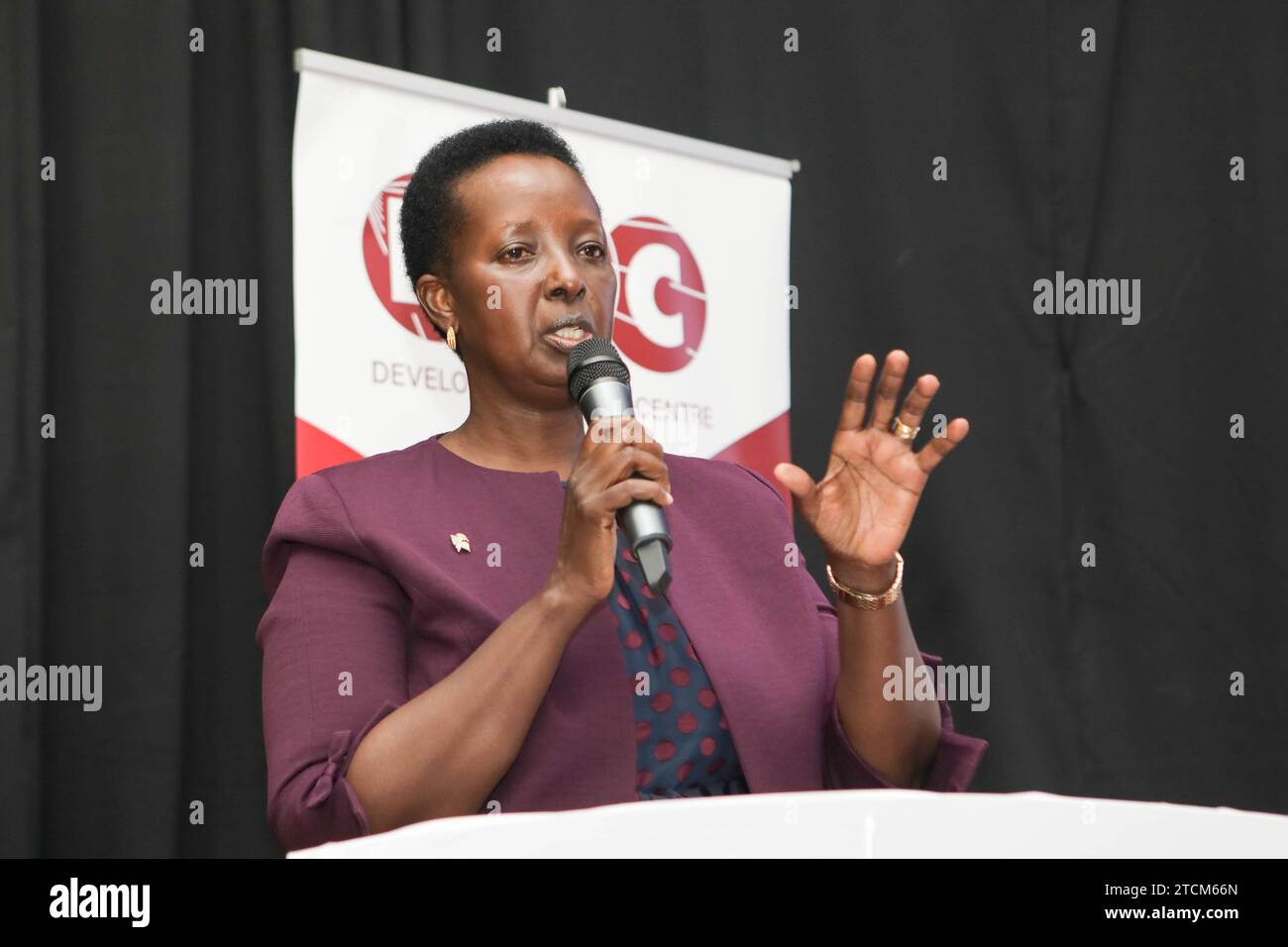 Kampala, Uganda. 13th Dec, 2023. Allen Kagina, executive director of ...