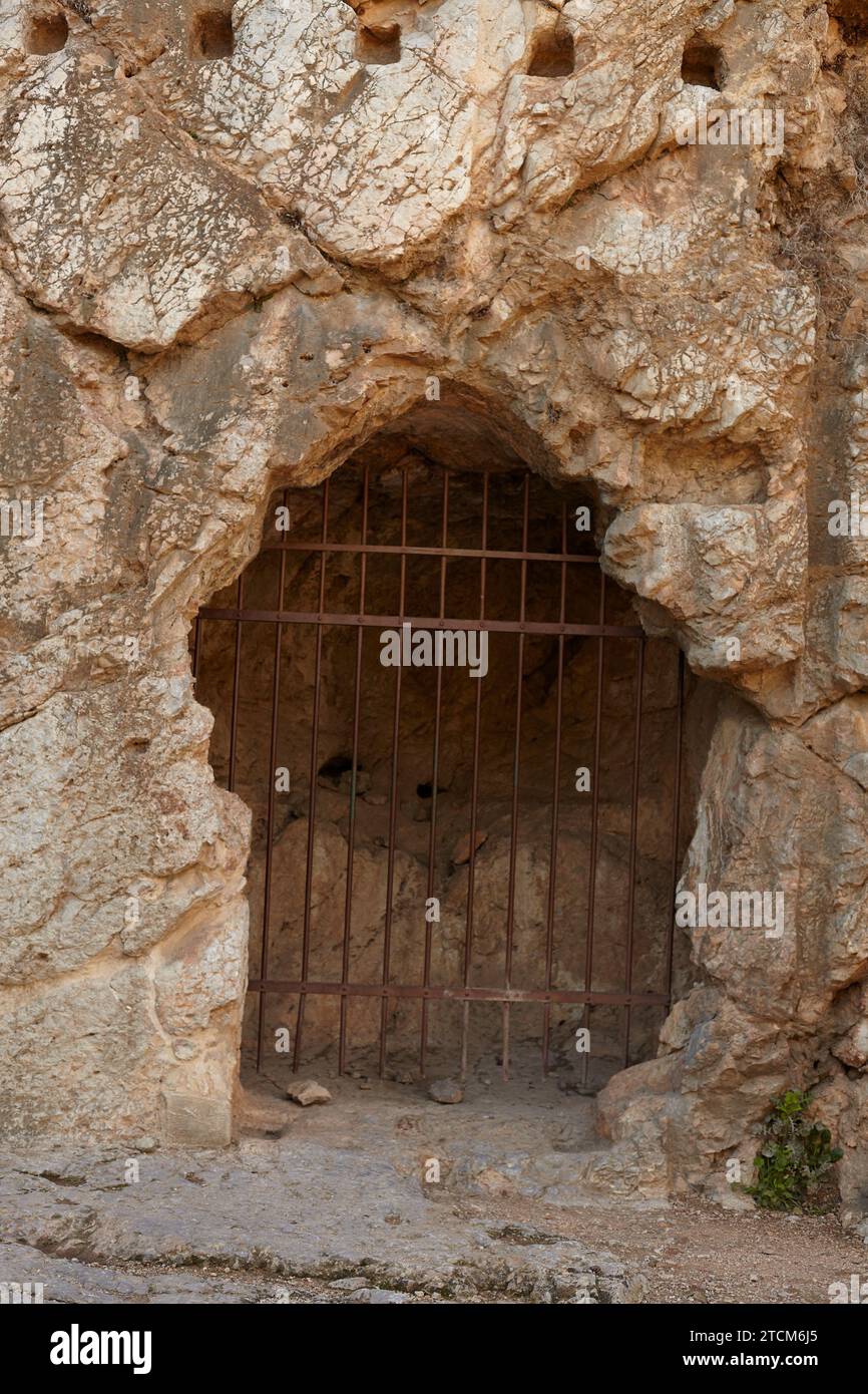 Socrates prison at Athens Stock Photo - Alamy