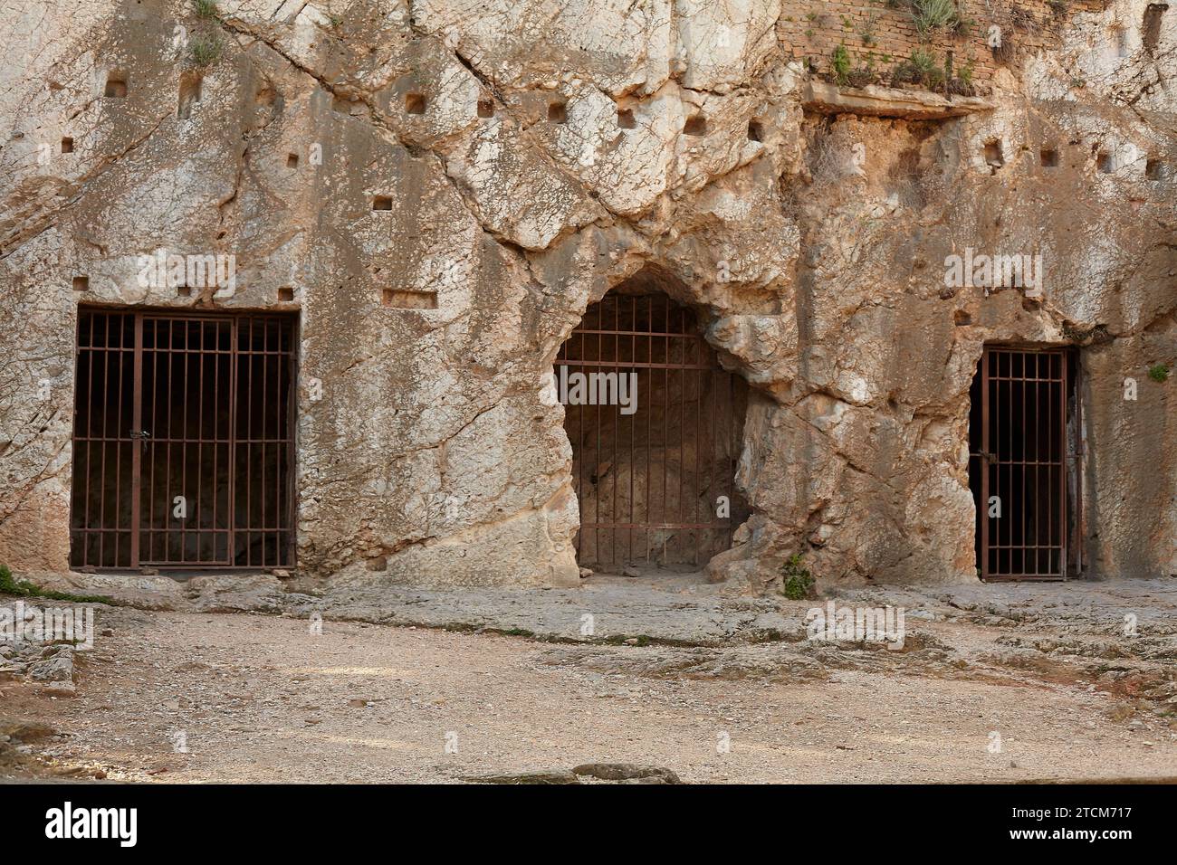 Socrates prison at Athens Stock Photo - Alamy