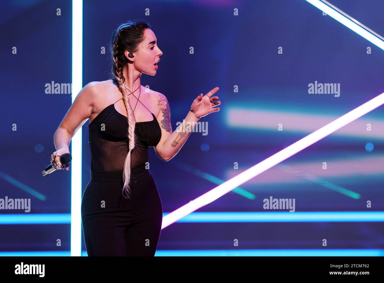 Sports Awards 2023 Auftritt der Sängerin Ilira. Verleihung der Sports ...