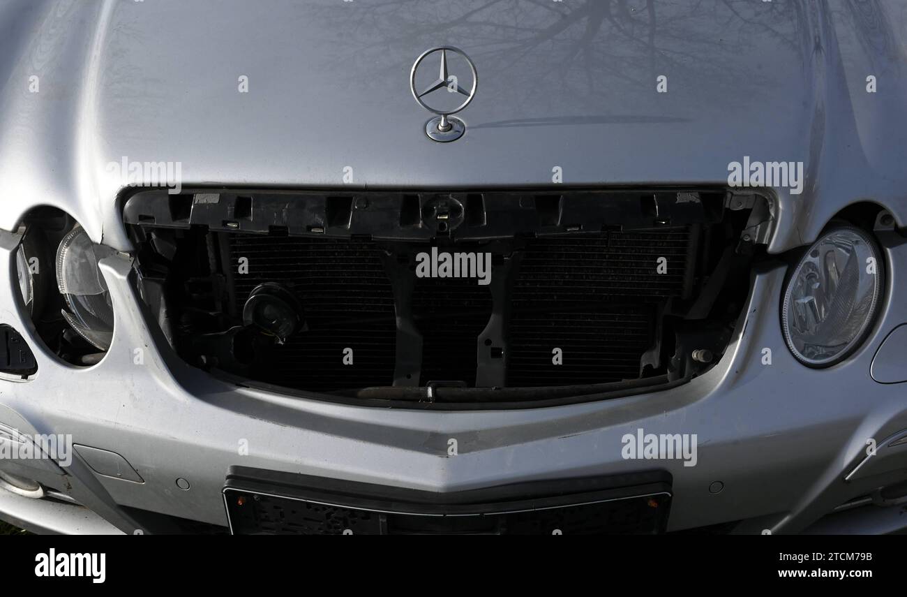 Autowrack Mercedes Benz, aufgenommen in Olching, Bayern, am 20 ...