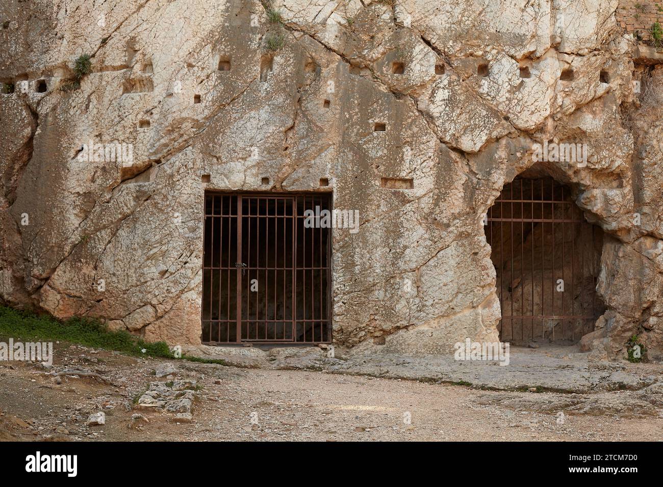 Socrates prison at Athens Stock Photo - Alamy