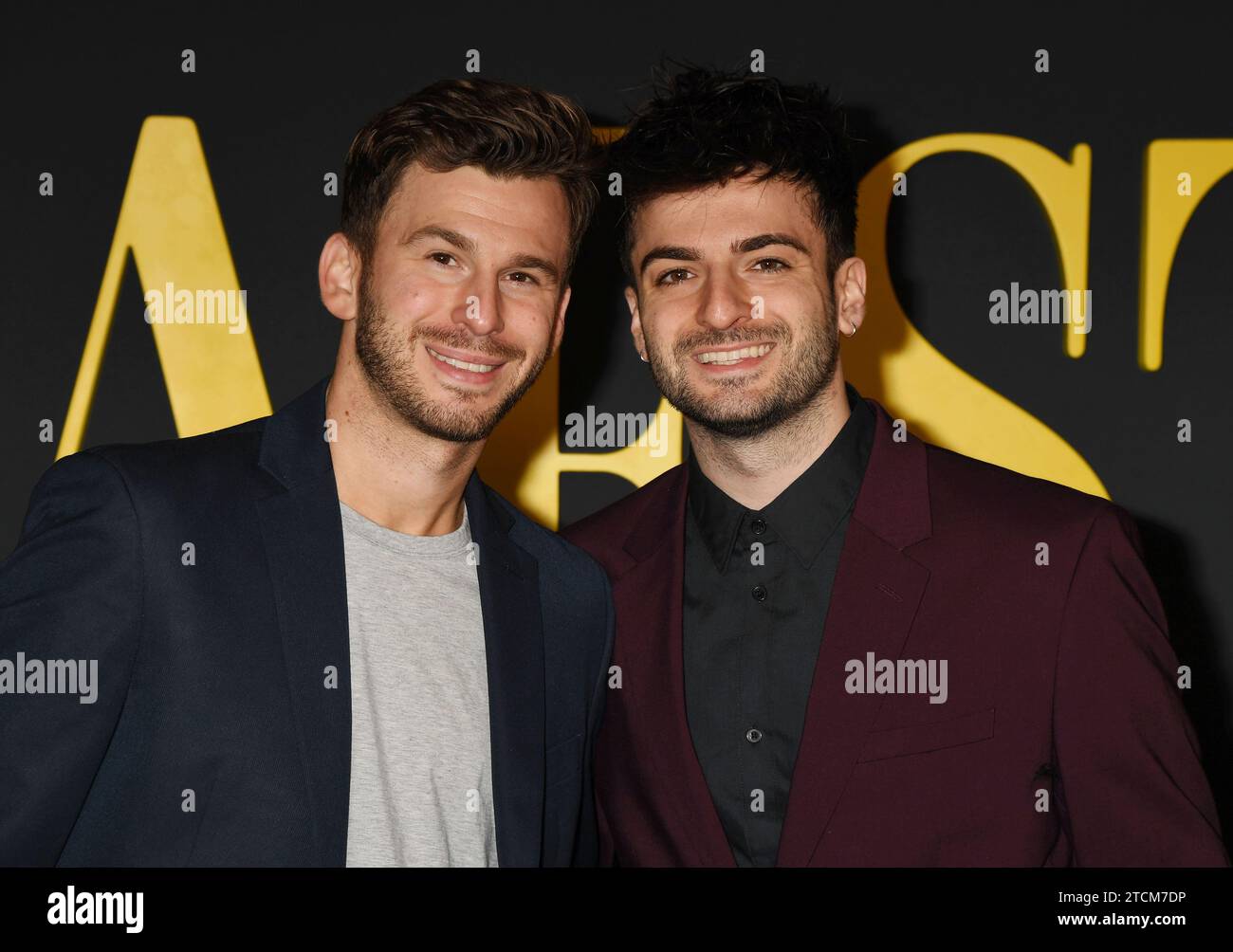 LOS ANGELES, CALIFORNIA - DECEMBER 12: (L-R) Ryan Ciambriello and Alec ...