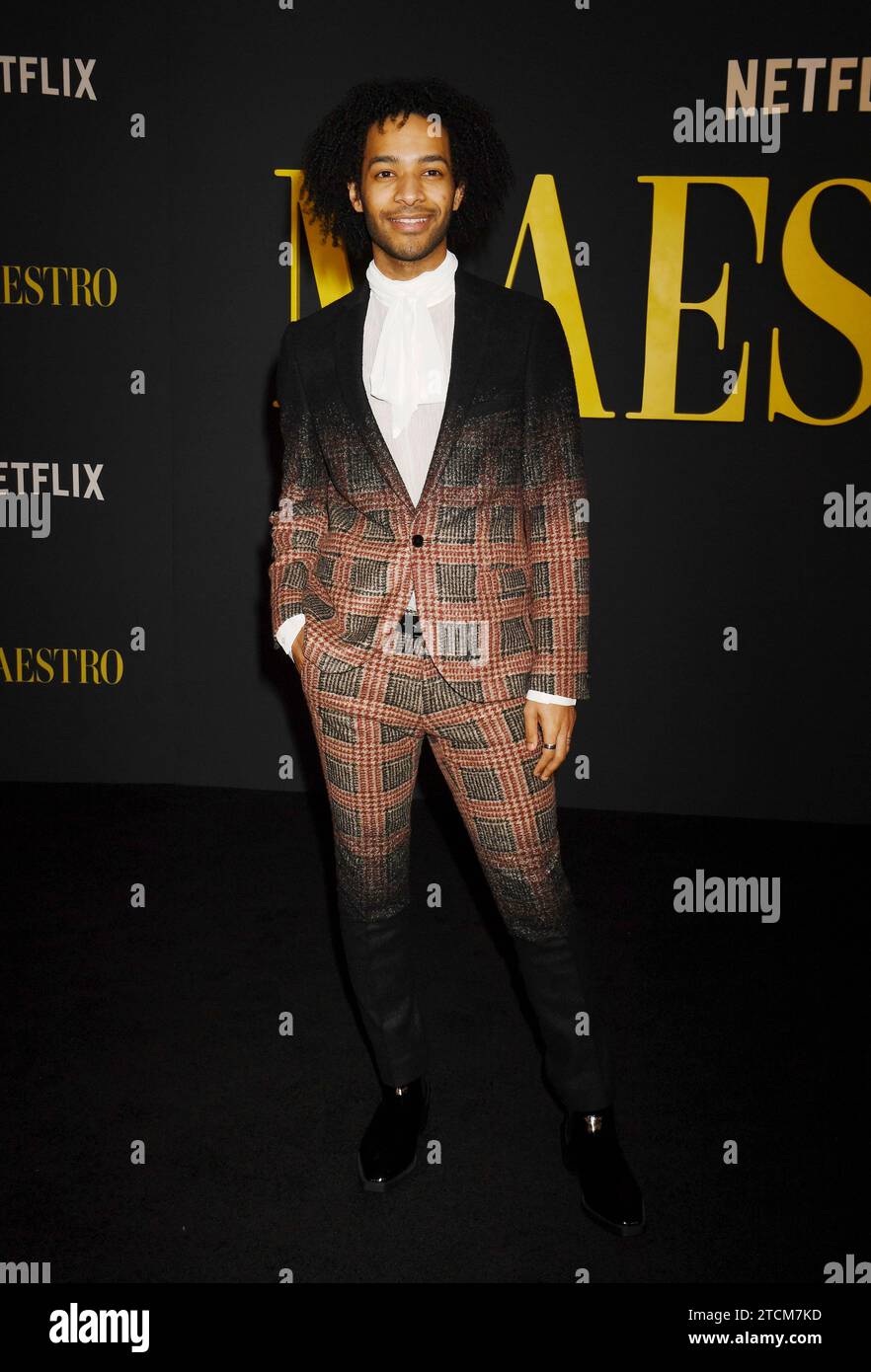 LOS ANGELES, CALIFORNIA - DECEMBER 12: Jordan Dobson attends Netflix's ...