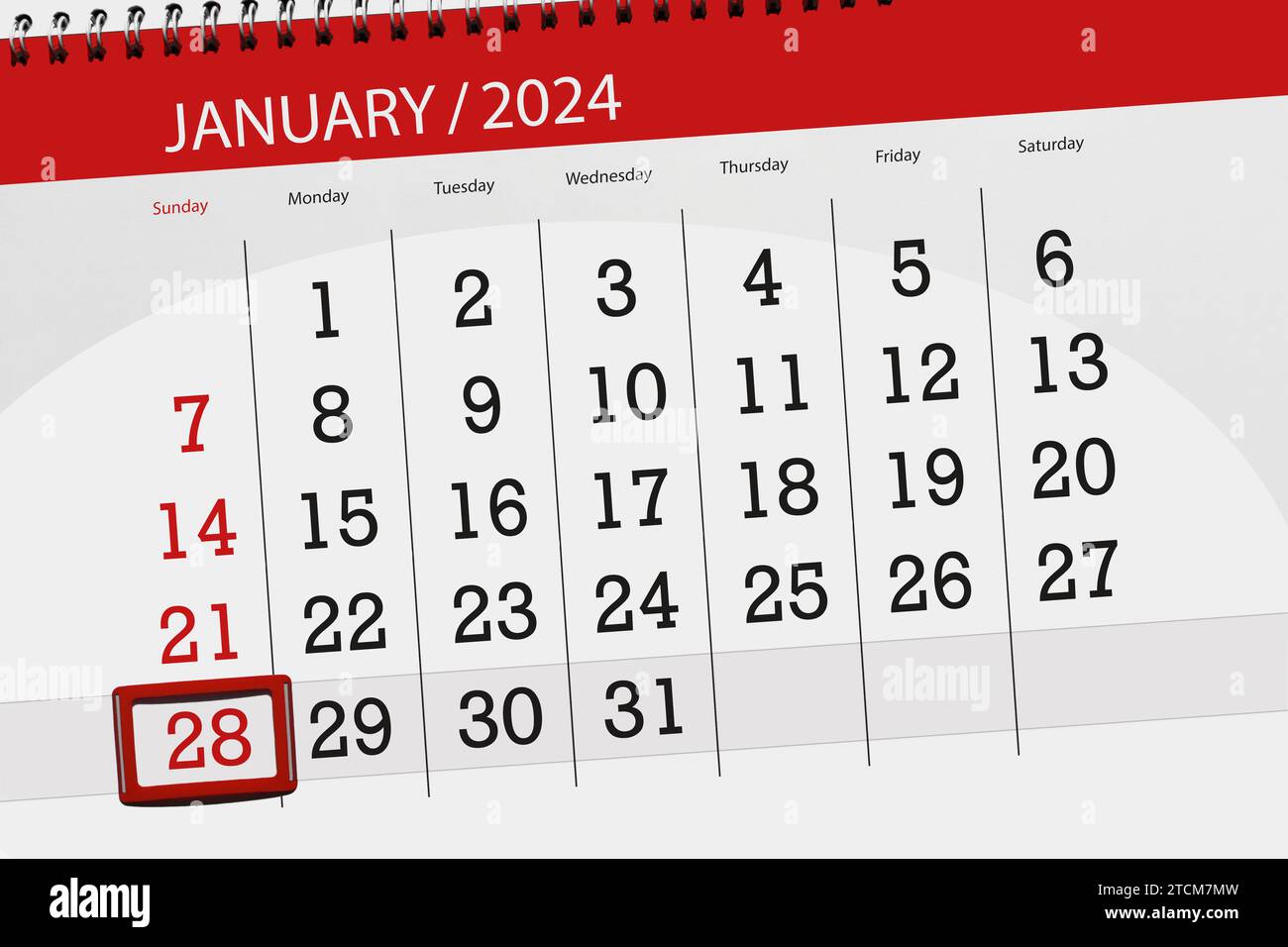 Calendar 2024, deadline, day, month, page, organizer, date, January ...