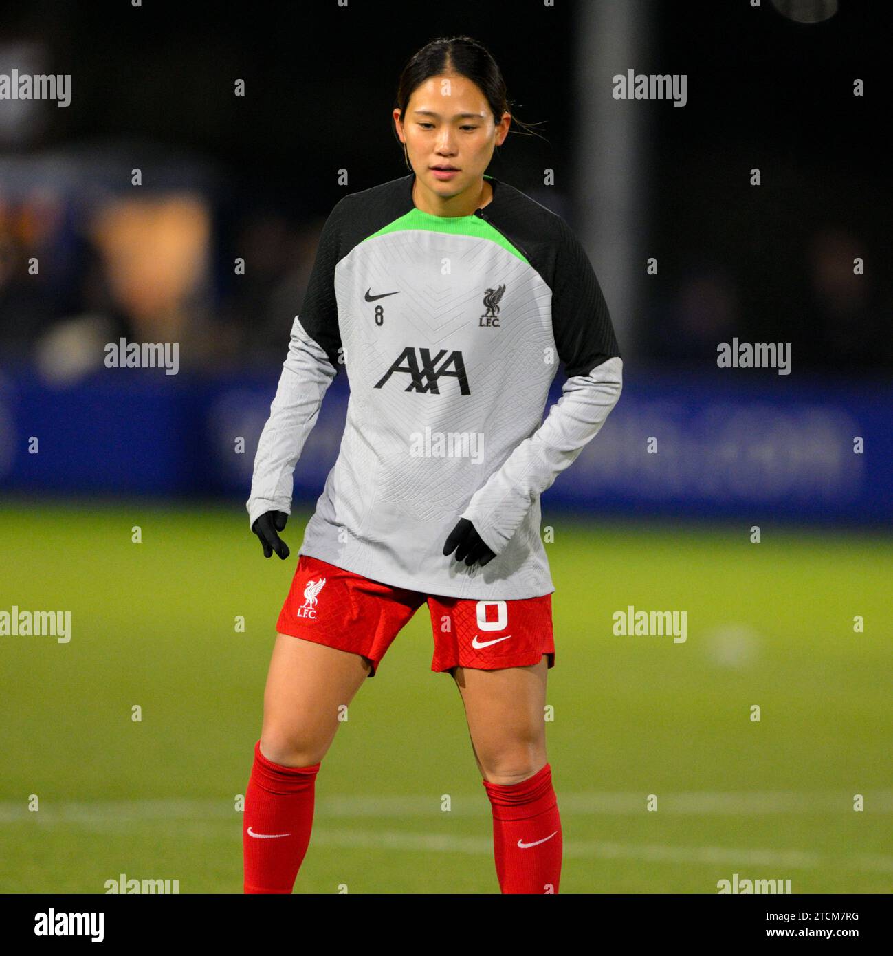 Liverpool, UK. 13th Dec, 2023. Fuka Nagano 8# of Liverpool Women's ...