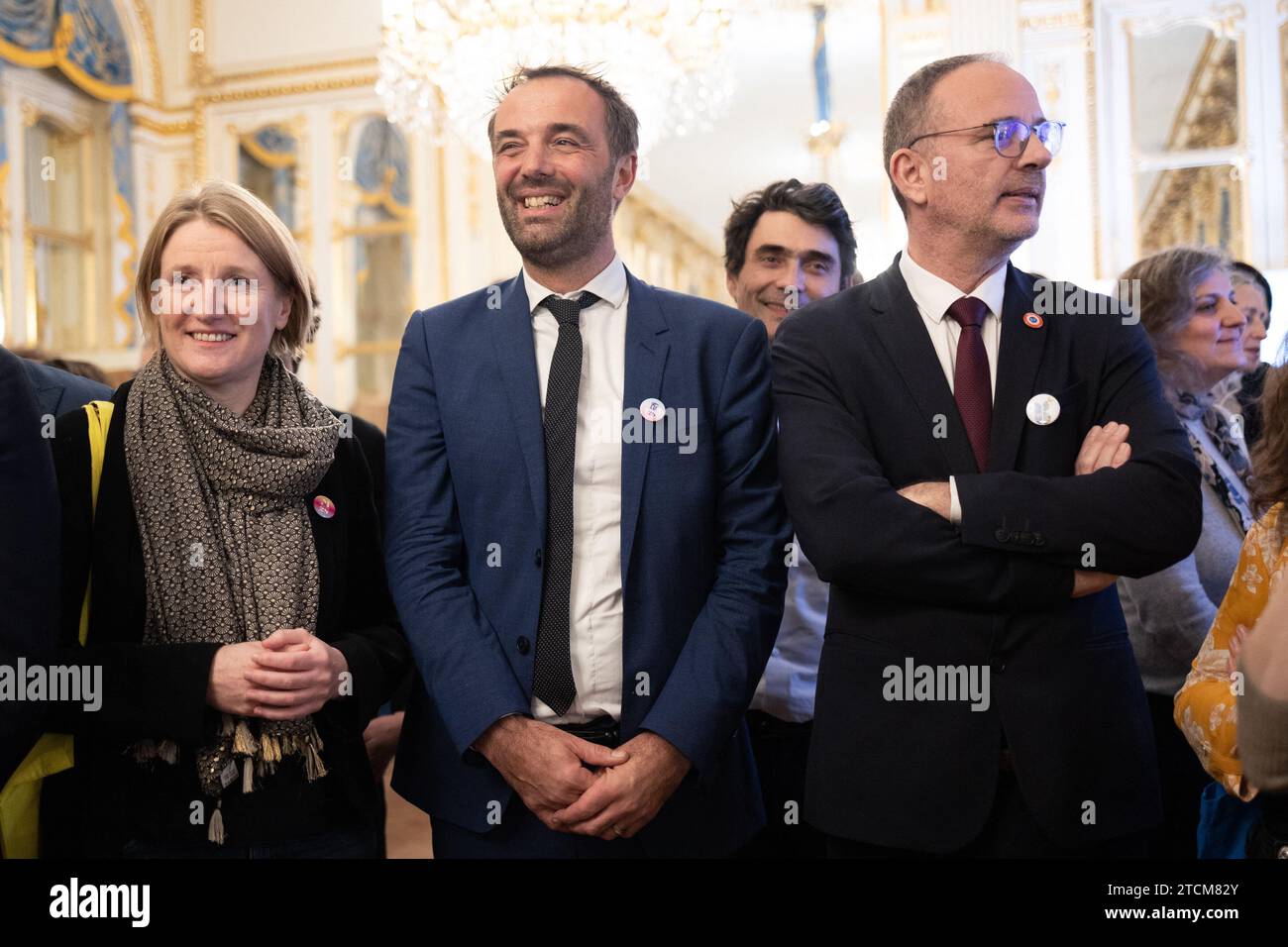 Paris, France. 13th Dec, 2023. Montpellier mayor Michael Delafosse ...