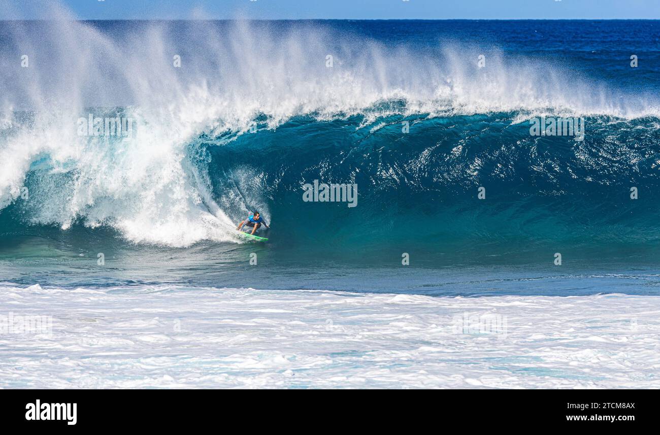 PUPUKEA, HI - December 12, 2023: Billy Kemper pictured at the 2023 Vans ...