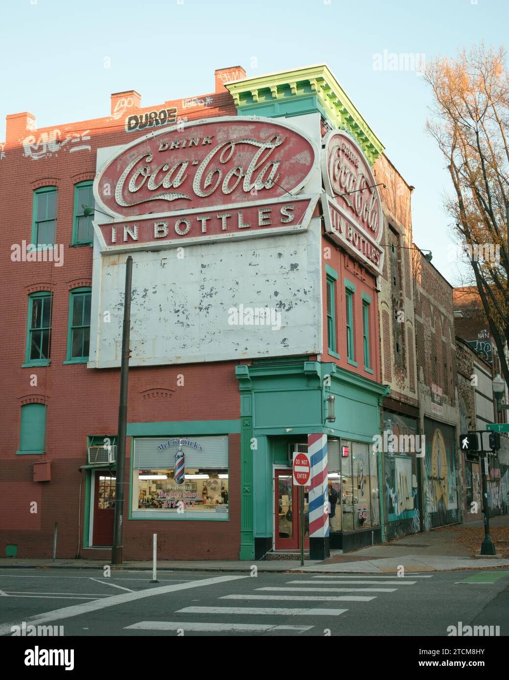 Vintage Coca-Cola sign in Richmond, Virginia Stock Photo - Alamy