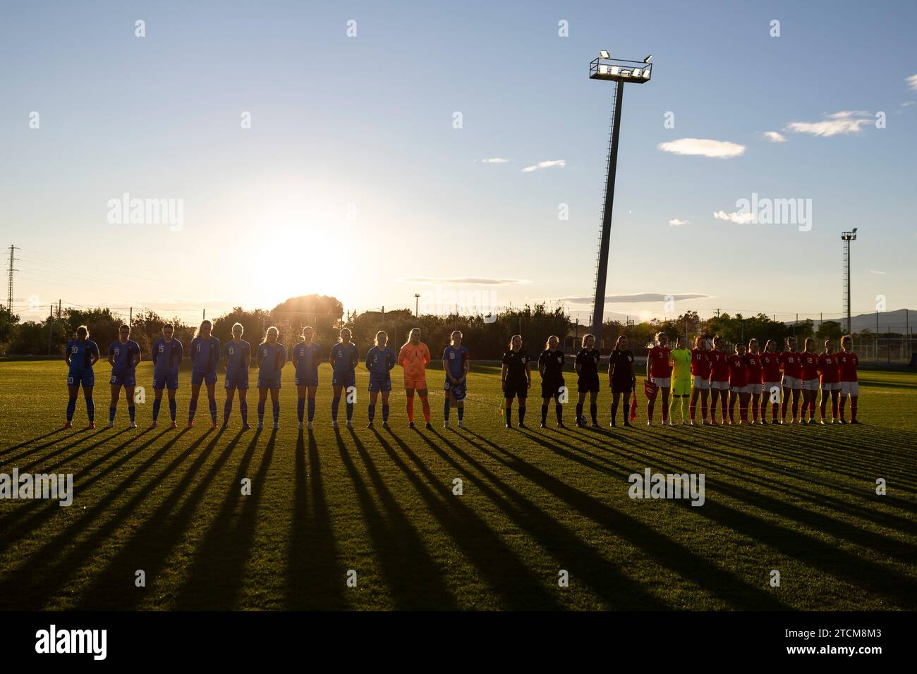 Futbol Salou Sports Center SALOU, SPAIN - DECEMBER 4: Iceland players ...