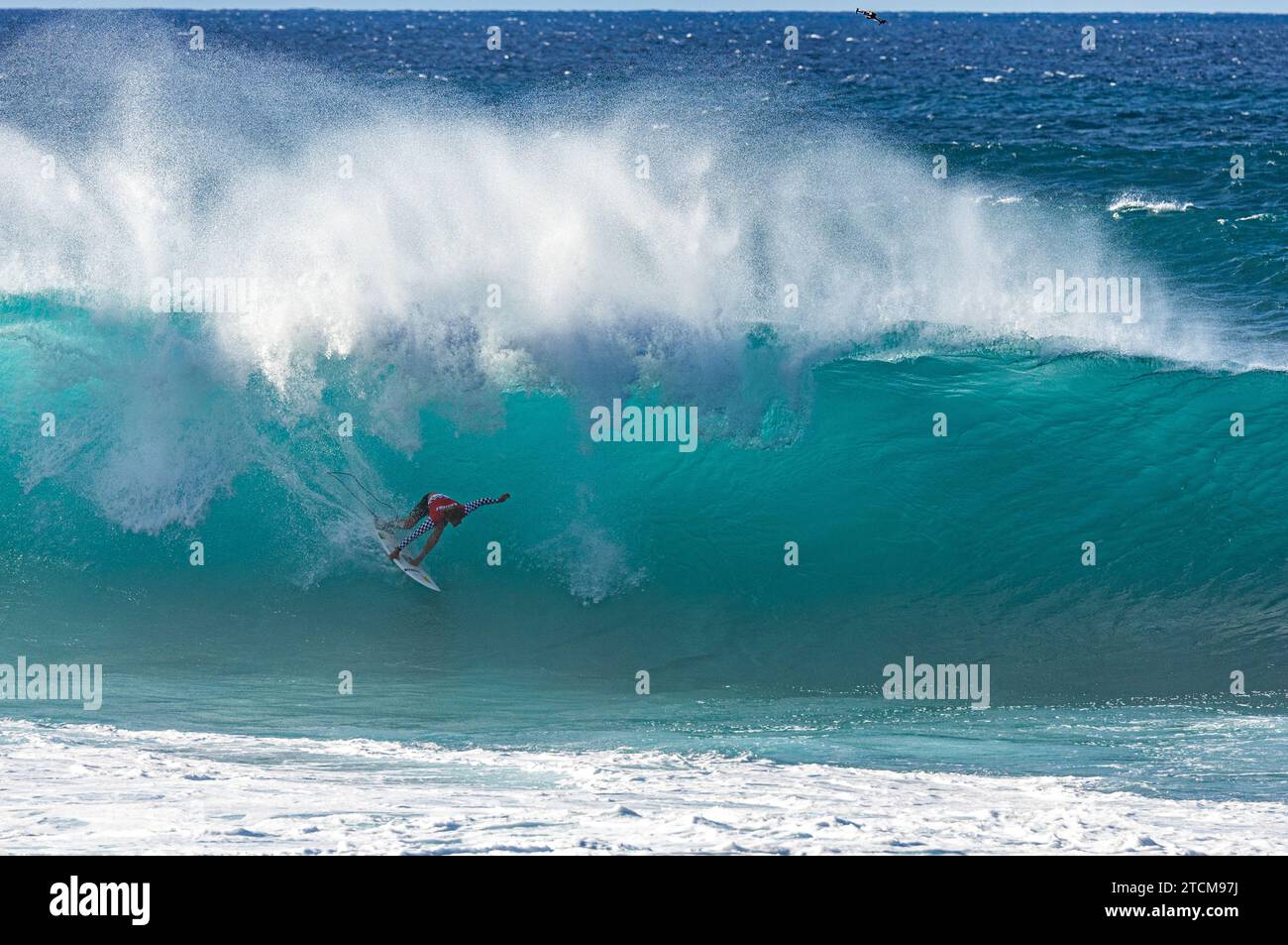 Pupukea, HI, USA. 12th Dec, 2023. Winner John John Florence pictured at ...