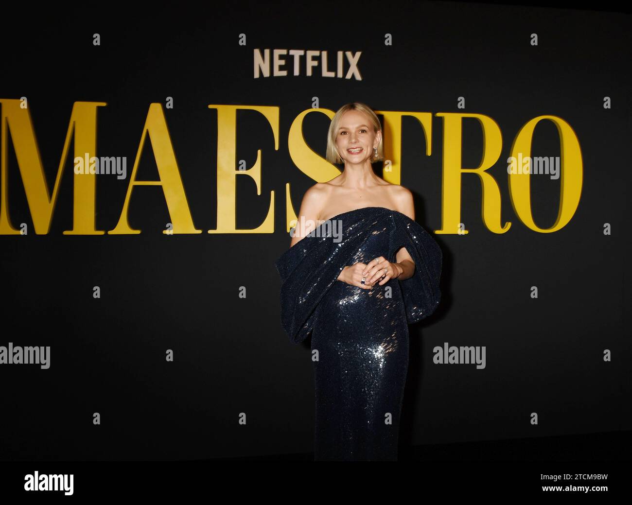 LOS ANGELES, CALIFORNIA - DECEMBER 12: Carey Mulligan attends Netflix's ...