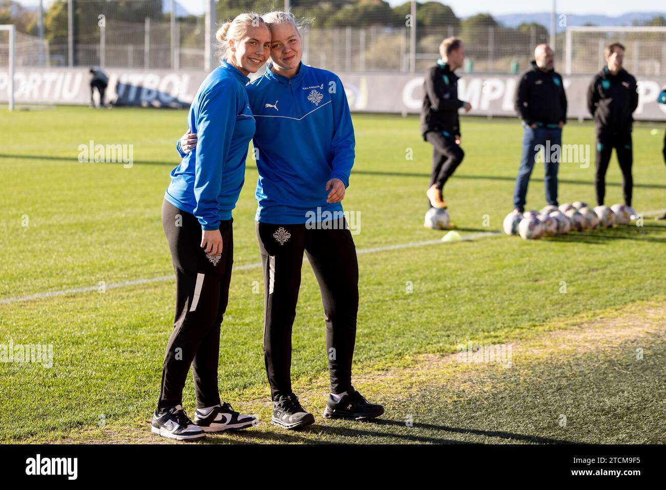 Futbol Salou Sports Center SALOU, SPAIN - DECEMBER 4: Iceland players ...