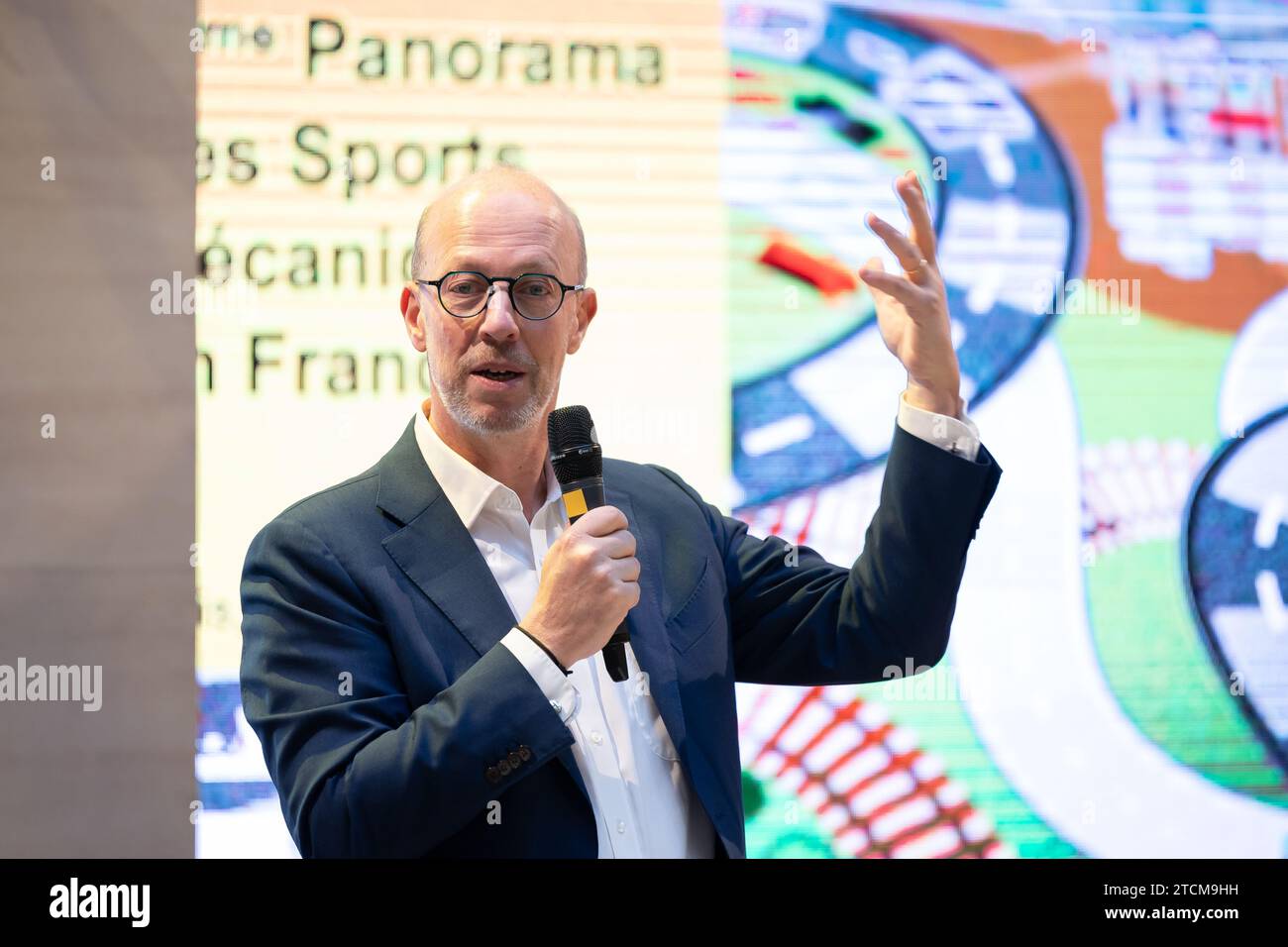 Paris, France. 13th Dec, 2023. Marc Lhermitte, Conférence de presse ...