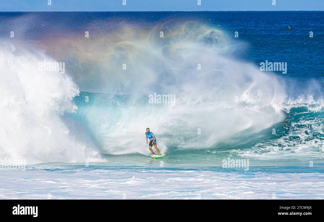 PUPUKEA, HI - December 12, 2023: Billy Kemper pictured at the 2023 Vans ...