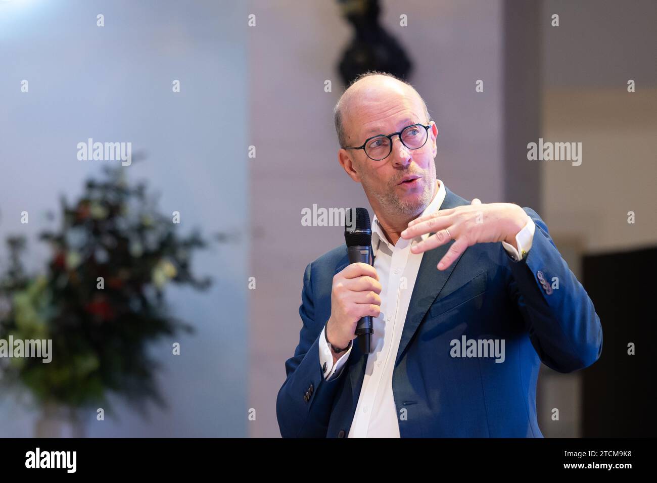 Paris, France. 13th Dec, 2023. Marc Lhermitte, Conférence de presse ...