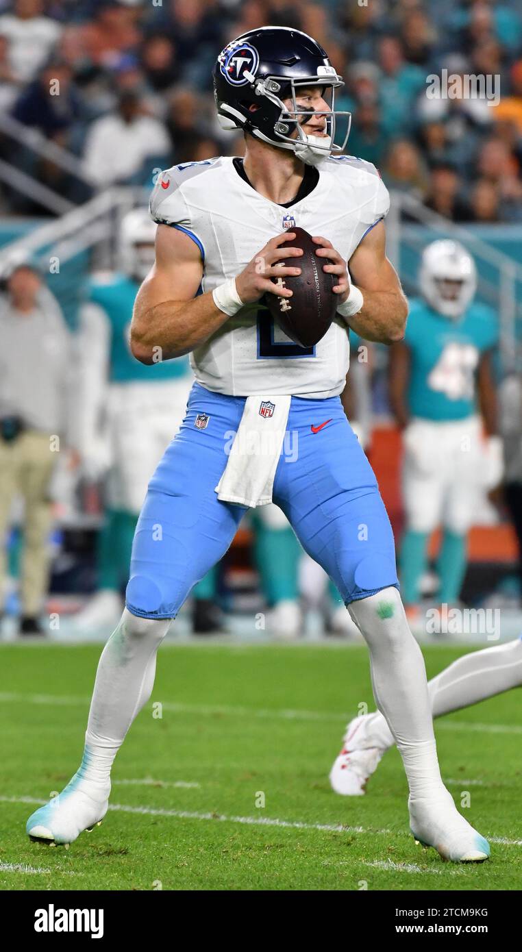 Tennessee Titans quarterback Will Levis #8 looks to make a pass during ...