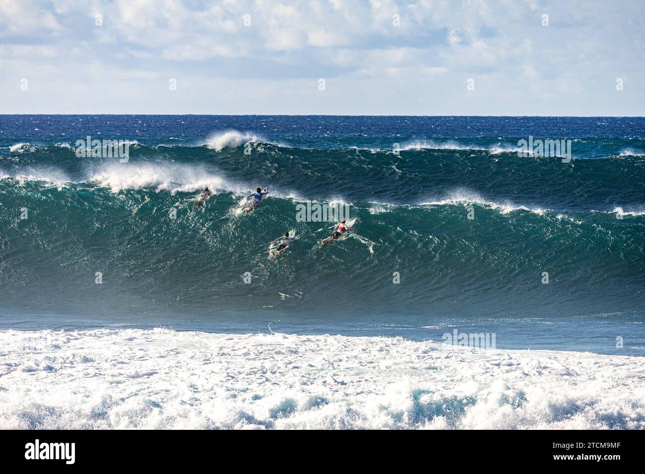 PUPUKEA, HI - December 12, 2023: atmosphere pictured at the 2023 Vans ...