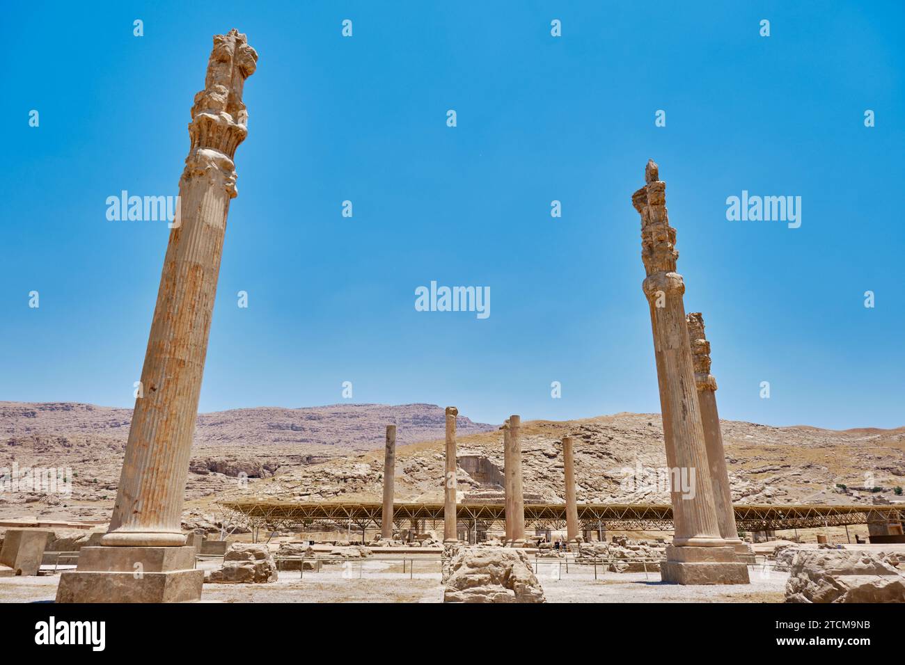 Persepolis, iran. Ruin of Persepolis, Ruins of the Tachara Stock Photo ...