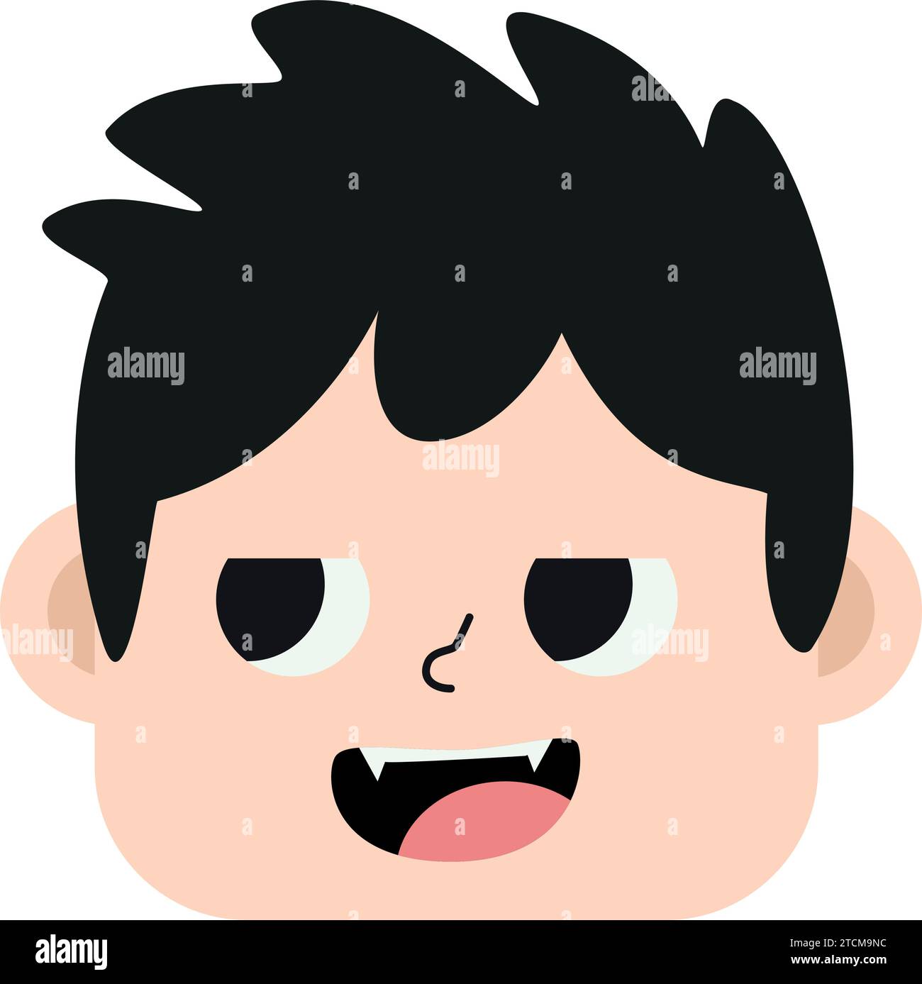 Cute male vampire halloween costume avatar Vector Stock Vector Image ...