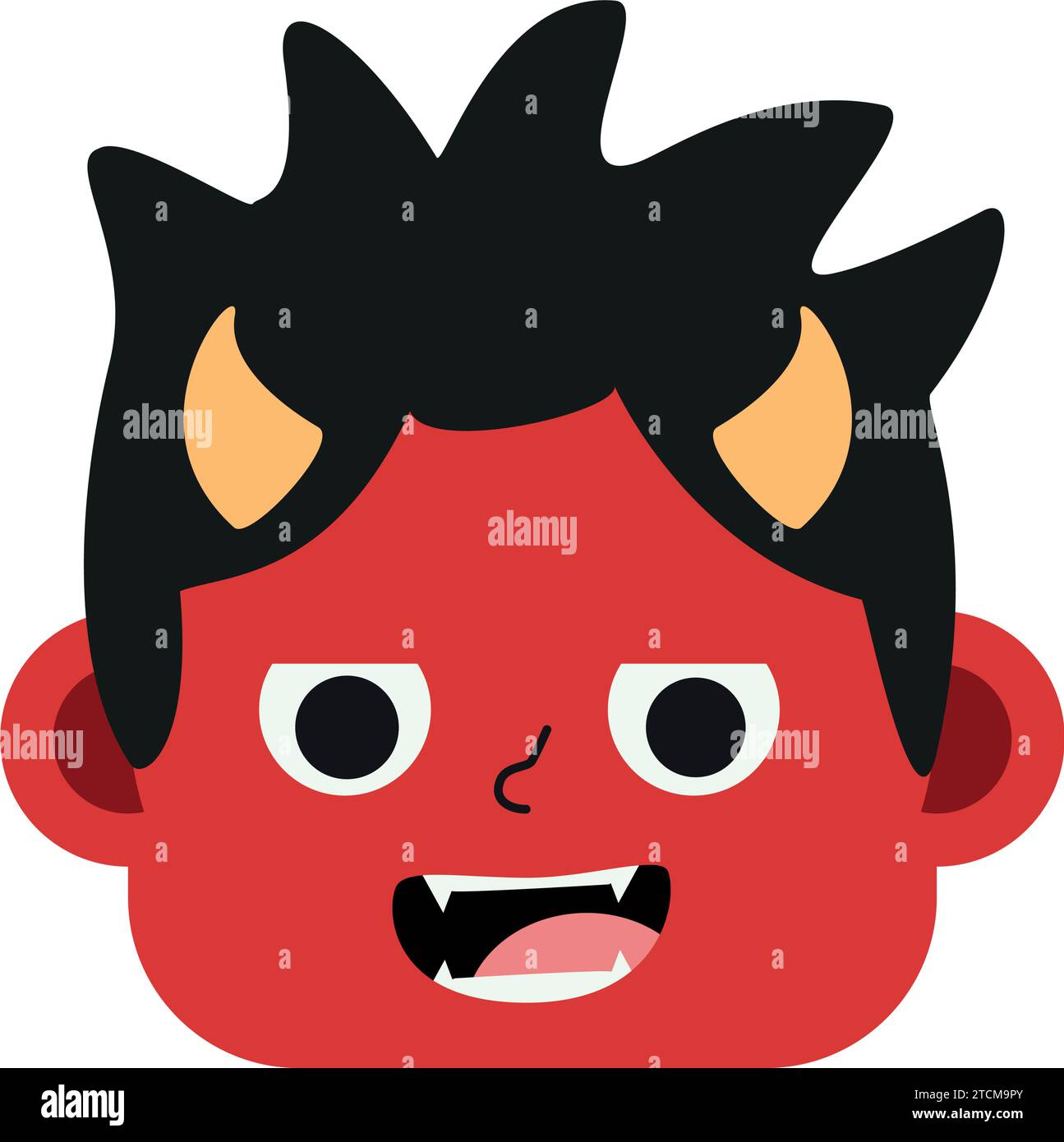 Cute male demon halloween costume avatar Vector Stock Vector Image ...