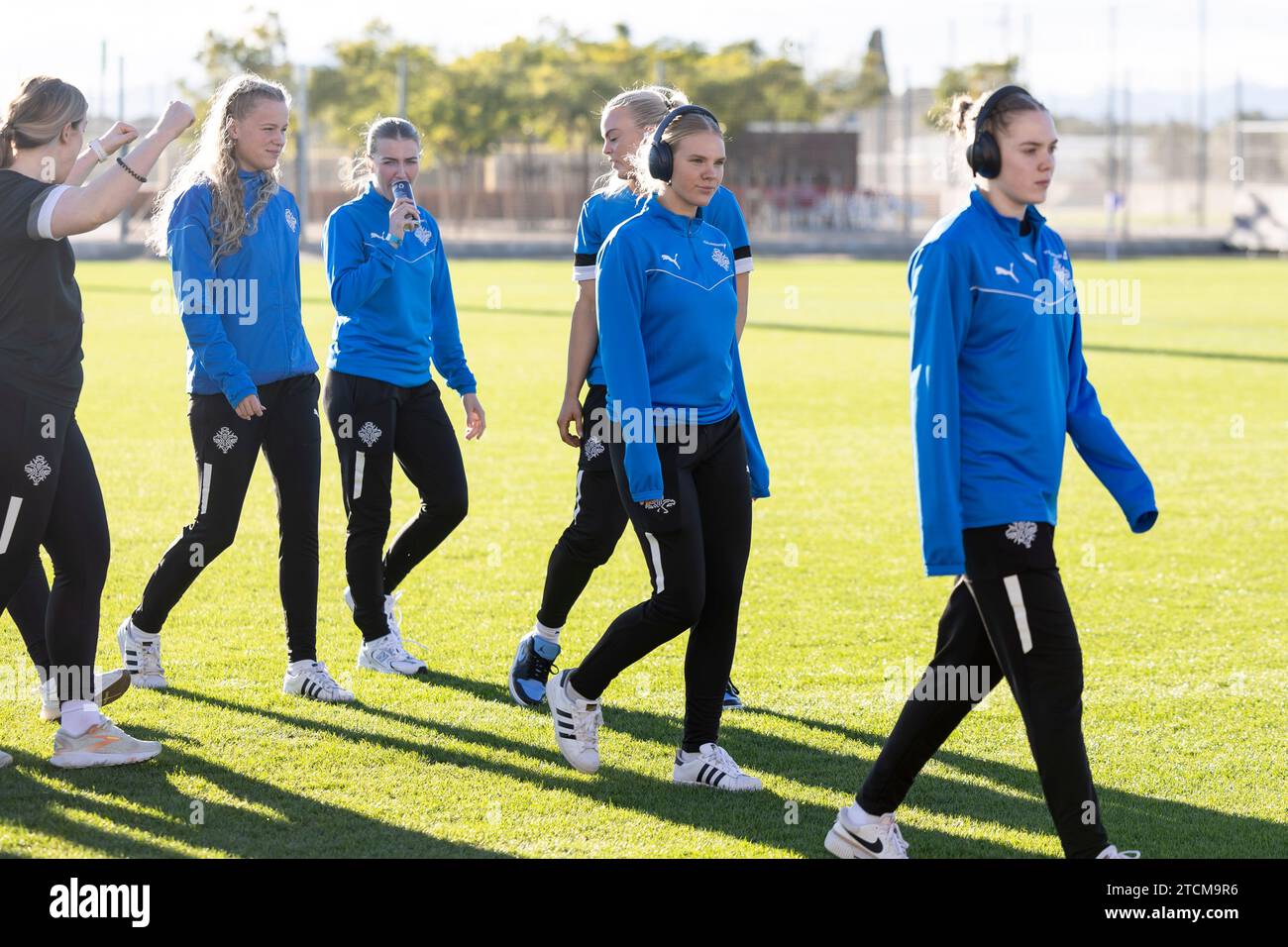 Futbol Salou Sports Center SALOU, SPAIN - DECEMBER 4: Iceland players ...