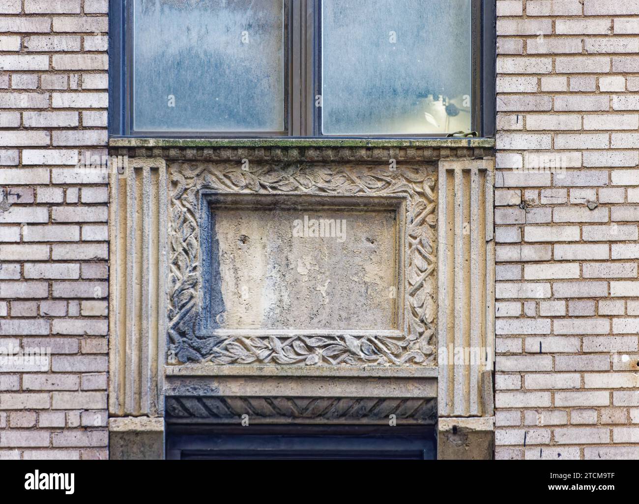 Façade detail: Hotel Carter under renovation in Times Square/Theater ...