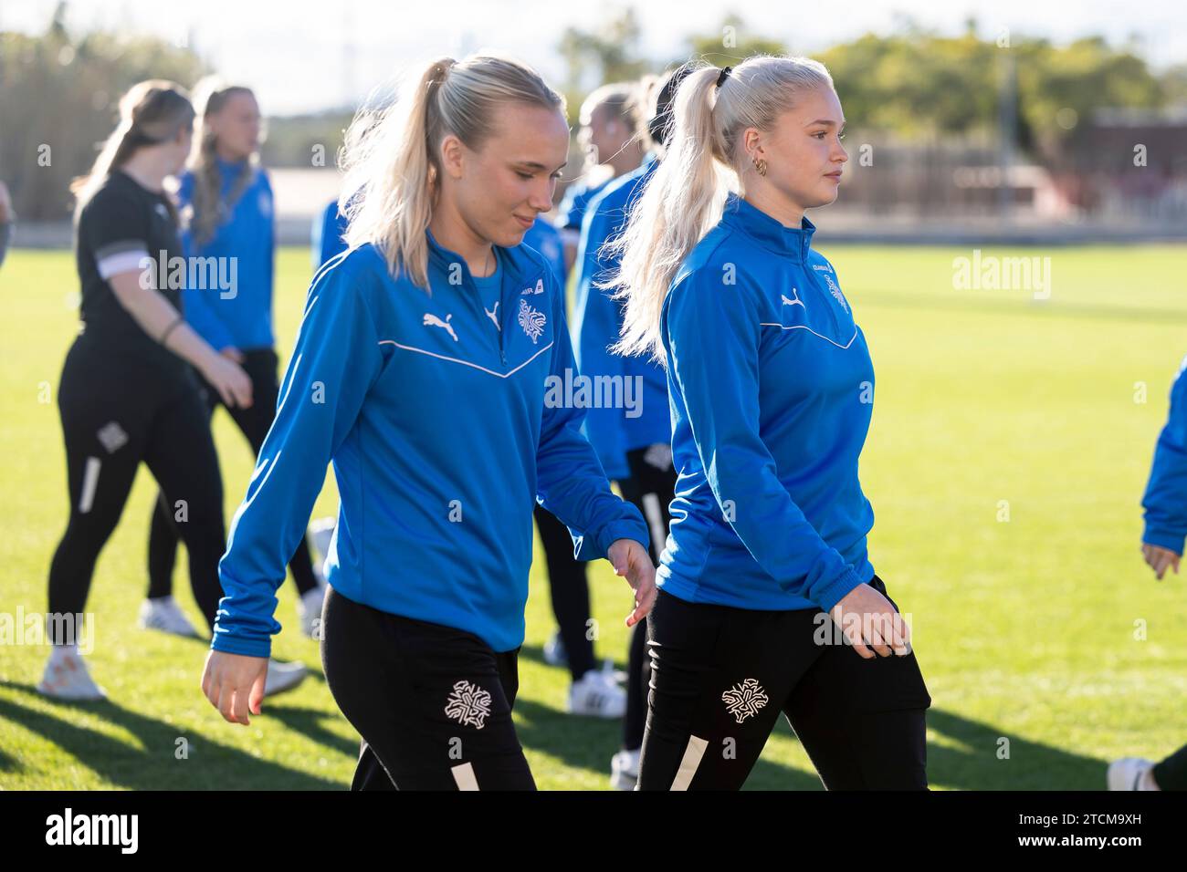 Futbol Salou Sports Center SALOU, SPAIN - DECEMBER 4: Iceland players ...