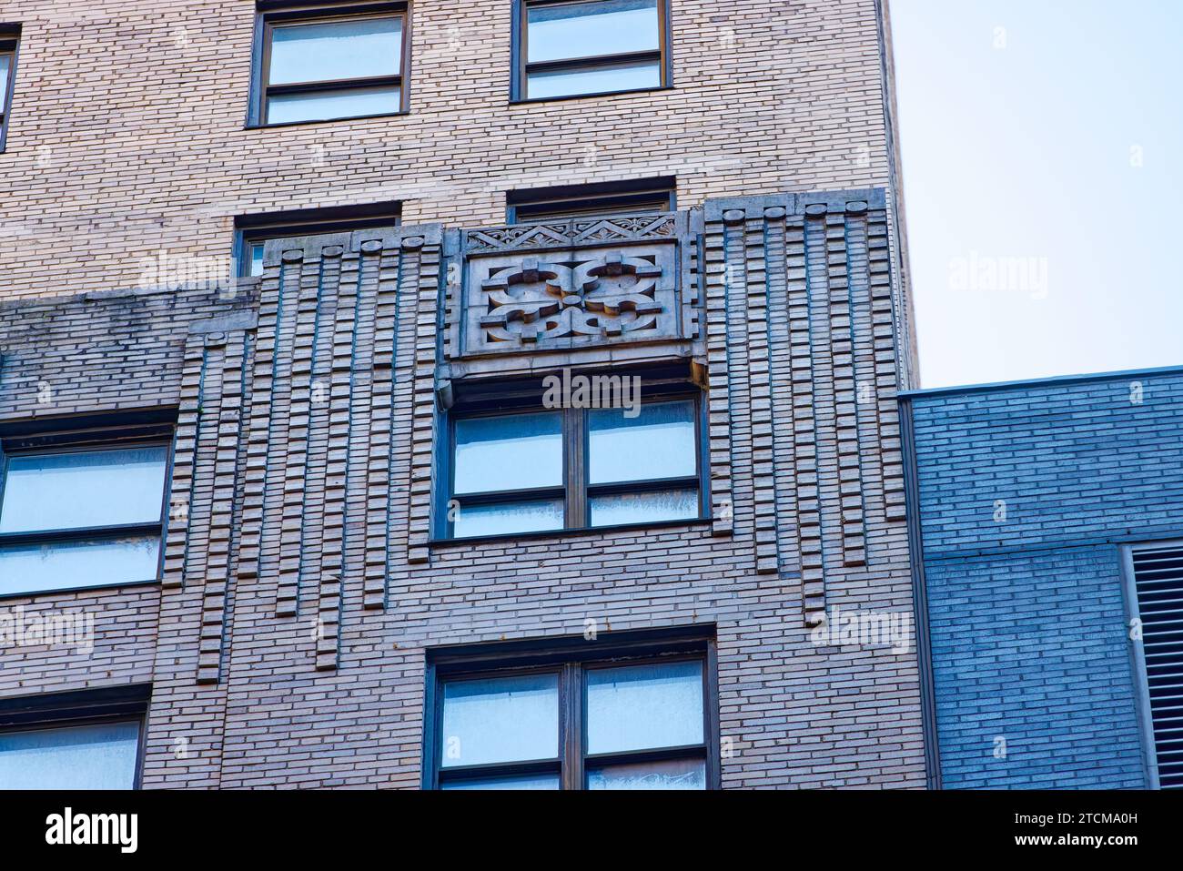 Façade detail: Hotel Carter under renovation in Times Square/Theater ...