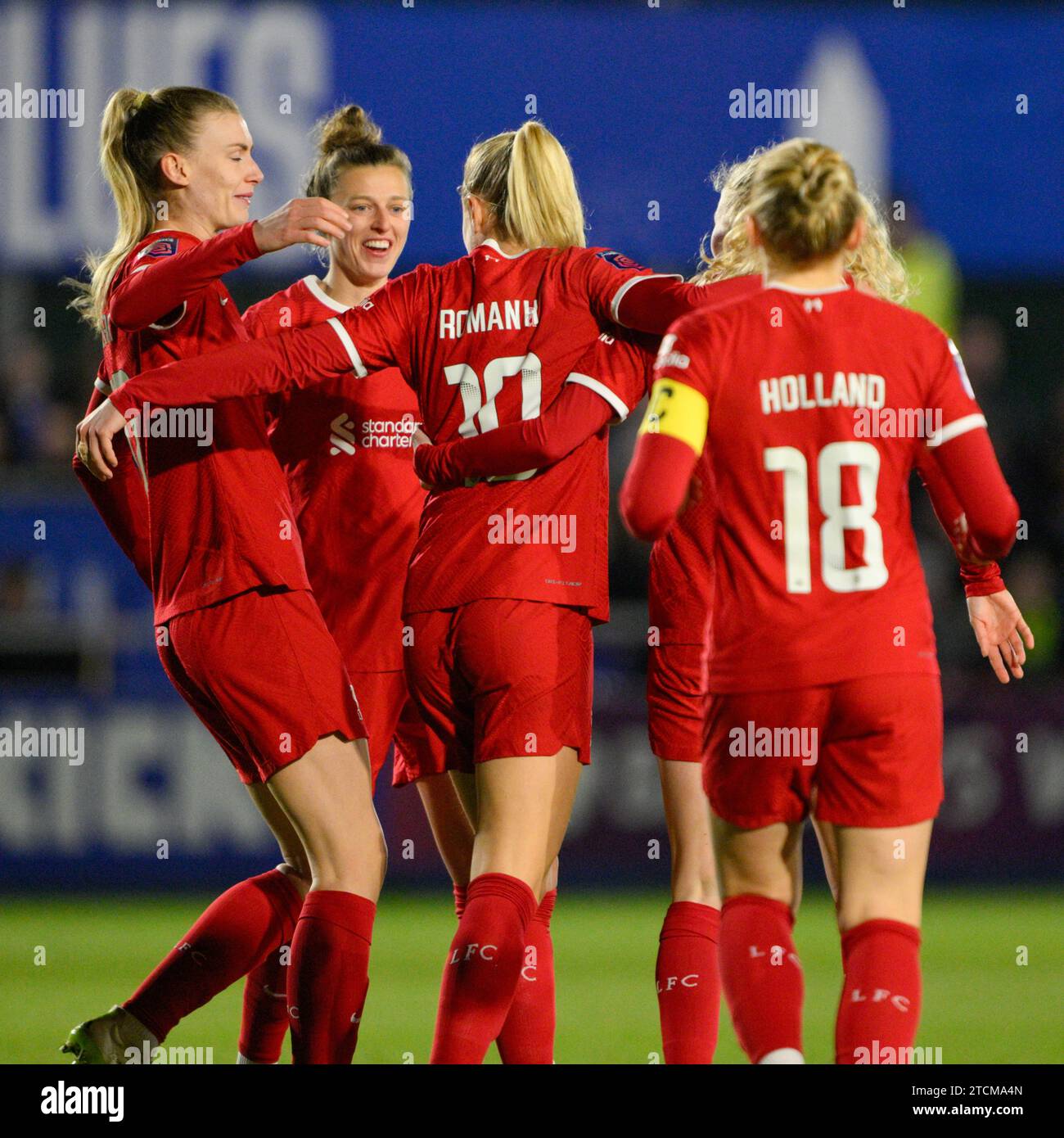 Liverpool, UK. 13th Dec, 2023. Sophie Roman Haug 10# of Liverpool Women ...