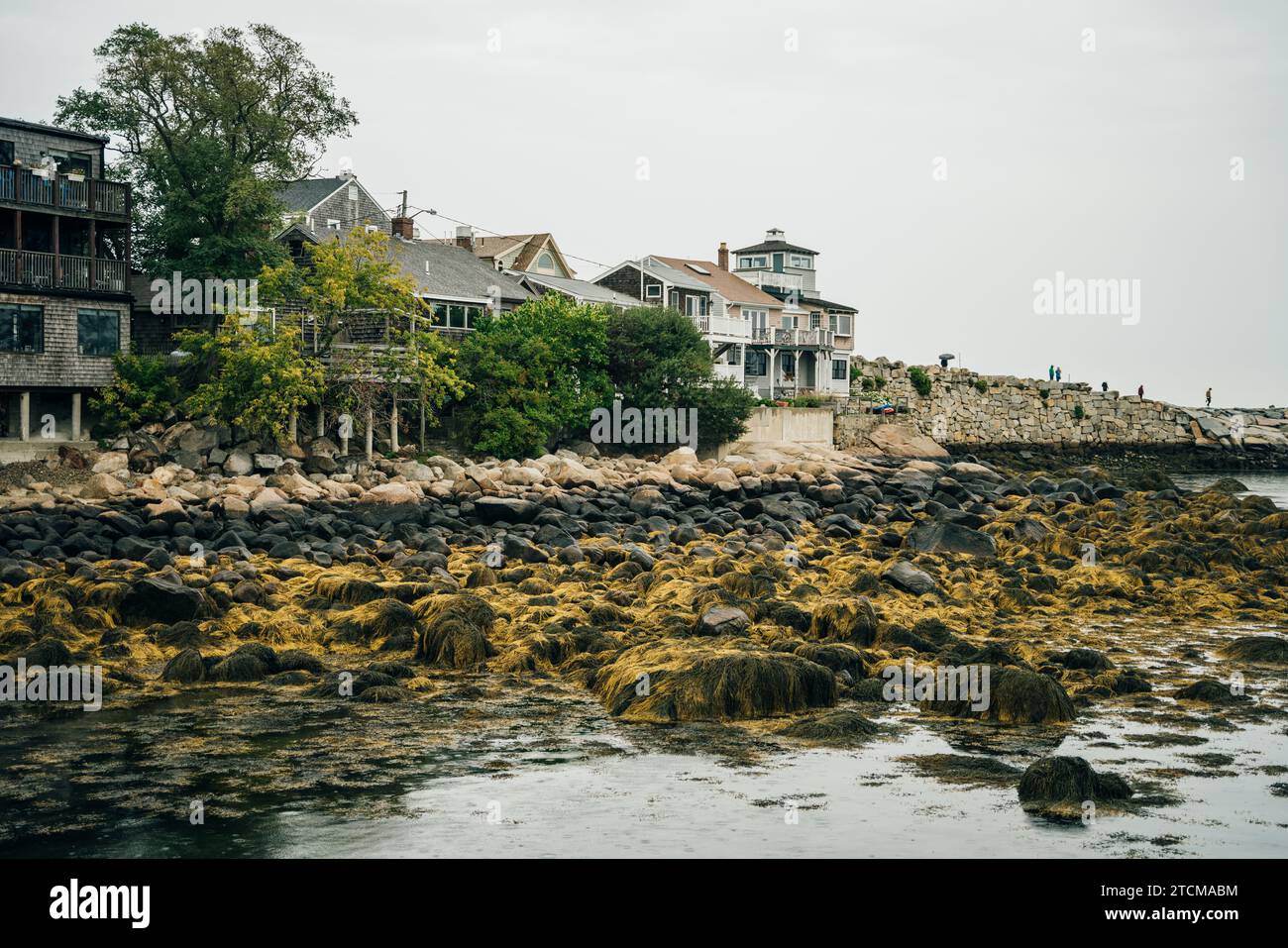 Rockport, Massachusetts, USA - August 2022. small fishing village on ...