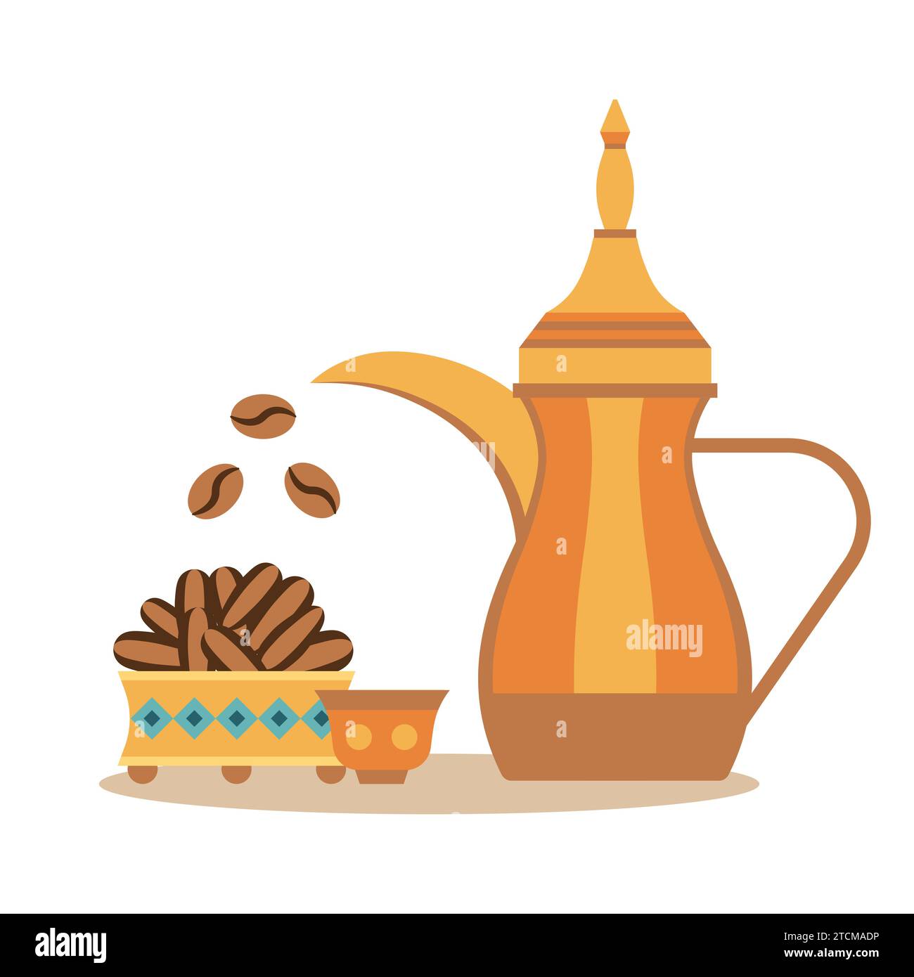 Traditional arabian coffee Stock Vector Images - Alamy