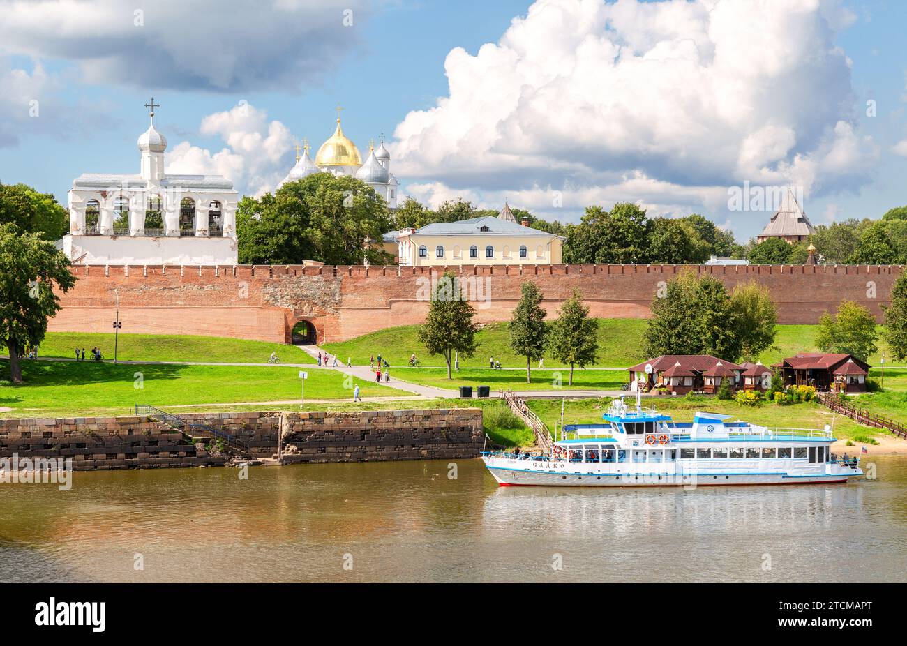 Veliky Novgorod, Russia - August 26, 2022: River cruise passenger ship ...