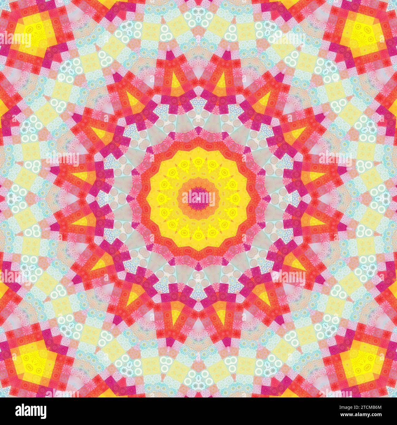 Color background with abstract bright mosaic pattern Stock Photo - Alamy