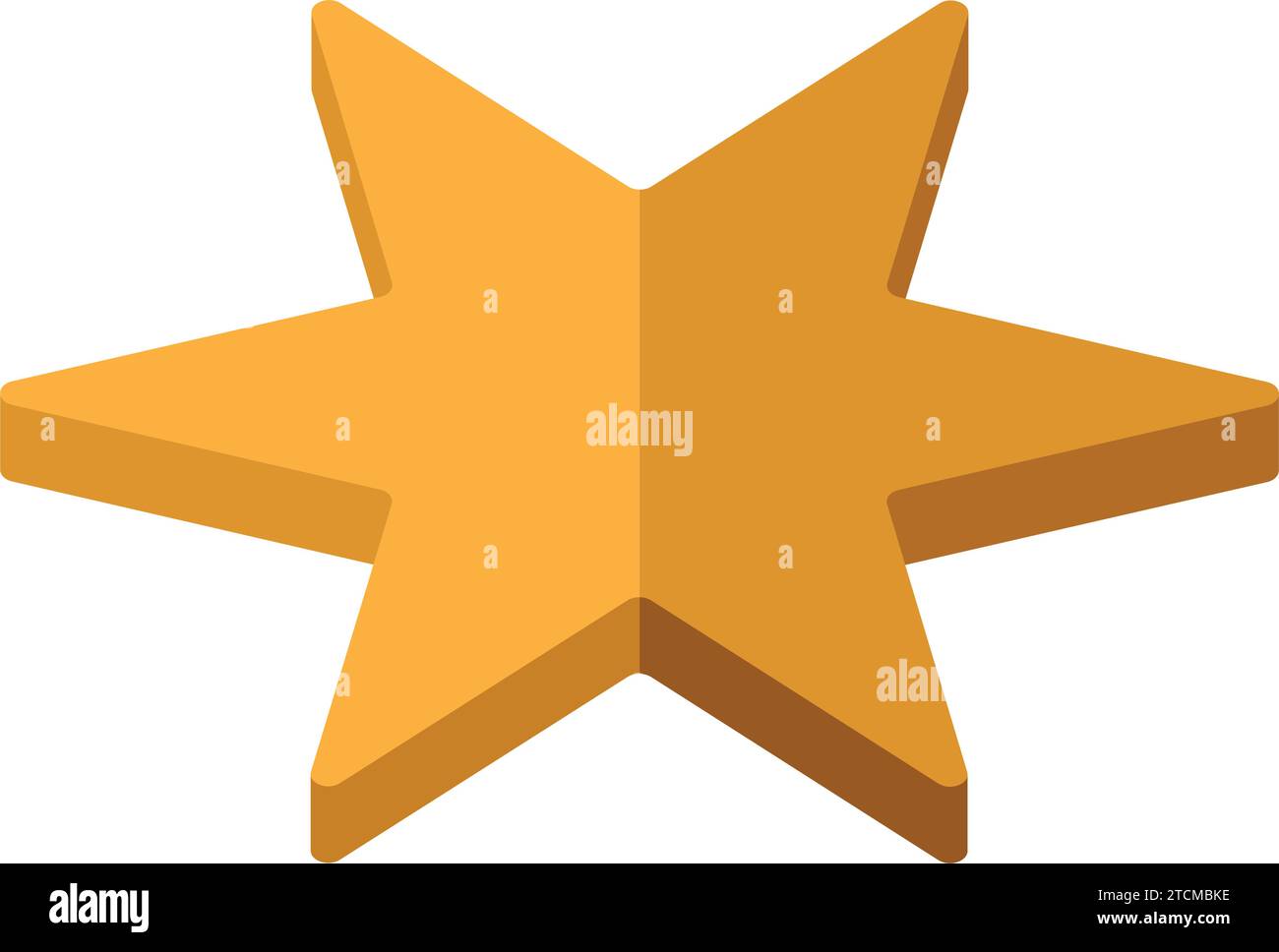 2d isometric star shape icon Vector Stock Vector Image & Art - Alamy