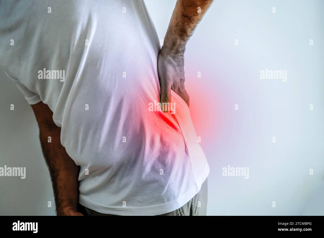Pain in the joint of the shoulder, back, arm. Muscle and bone pain in ...