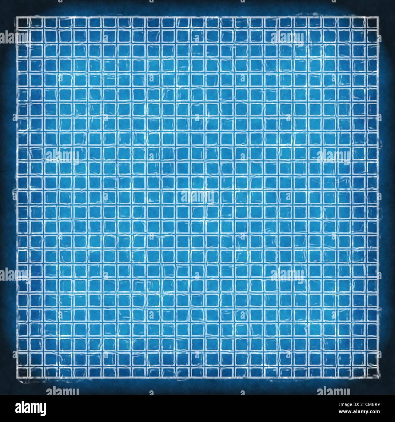 Abstract blue vintage background with white cell pattern Stock Photo ...