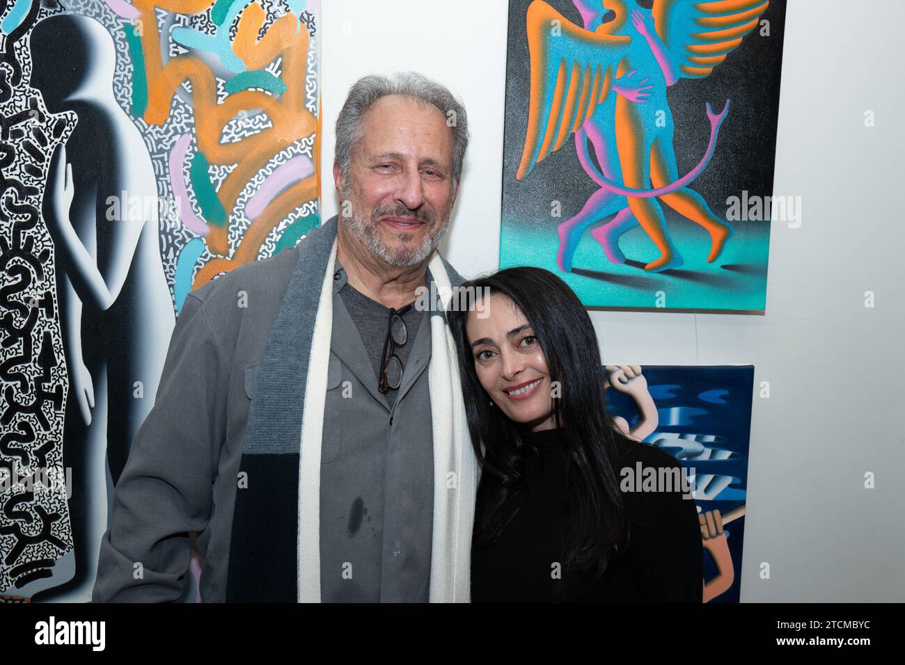 Jesse Nash, Arina Patar attends Adam Sands birthday at Mark Kostabi's ...