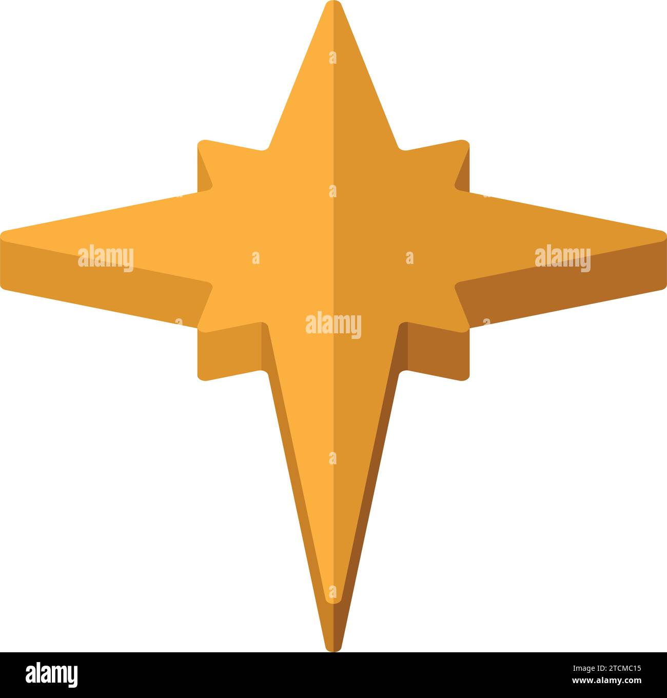 2d isometric star shape icon Vector Stock Vector Image & Art - Alamy