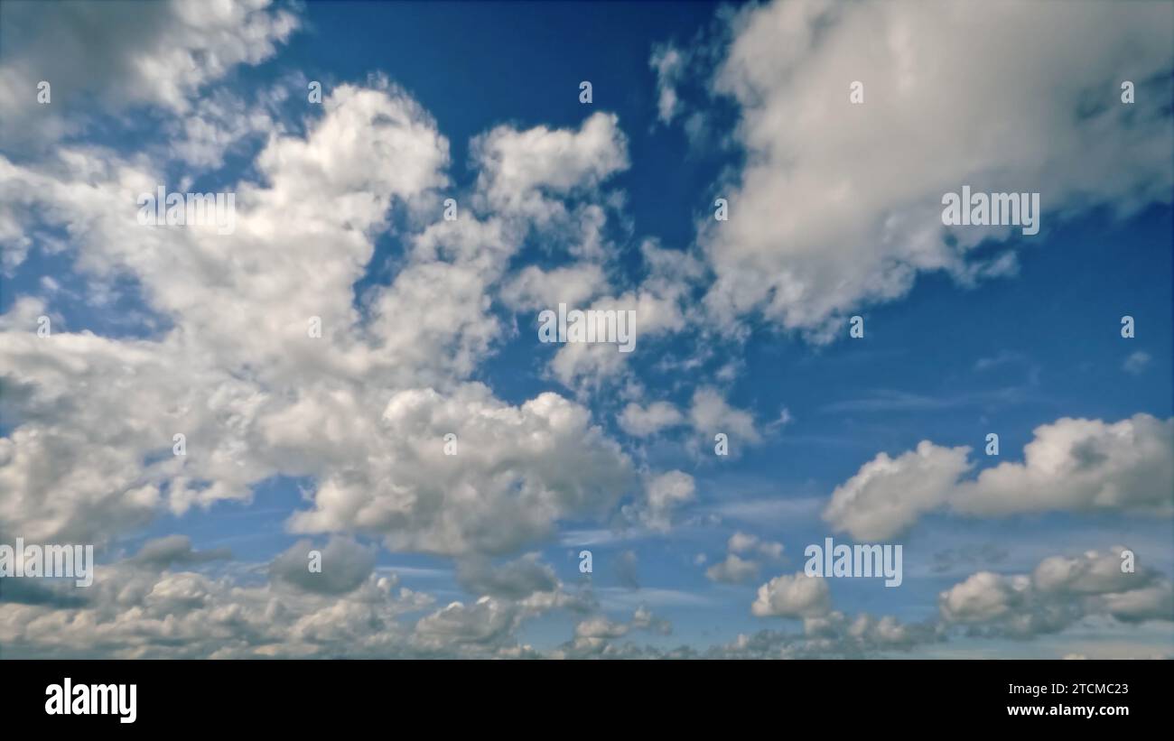 cute huge white clouds in the blue sky bg - photo of nature Stock Photo ...
