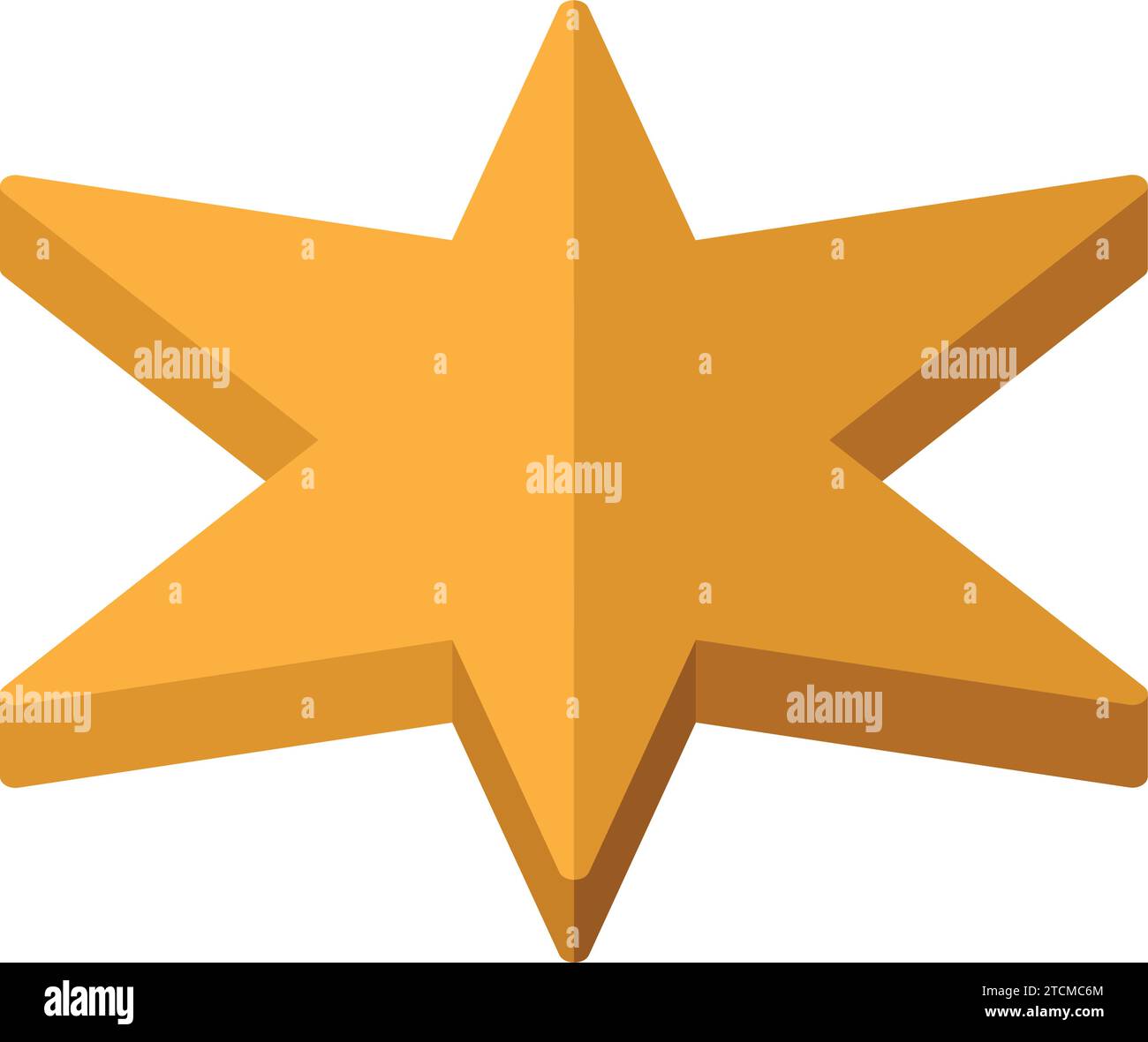 2d isometric star shape icon Vector Stock Vector Image & Art - Alamy