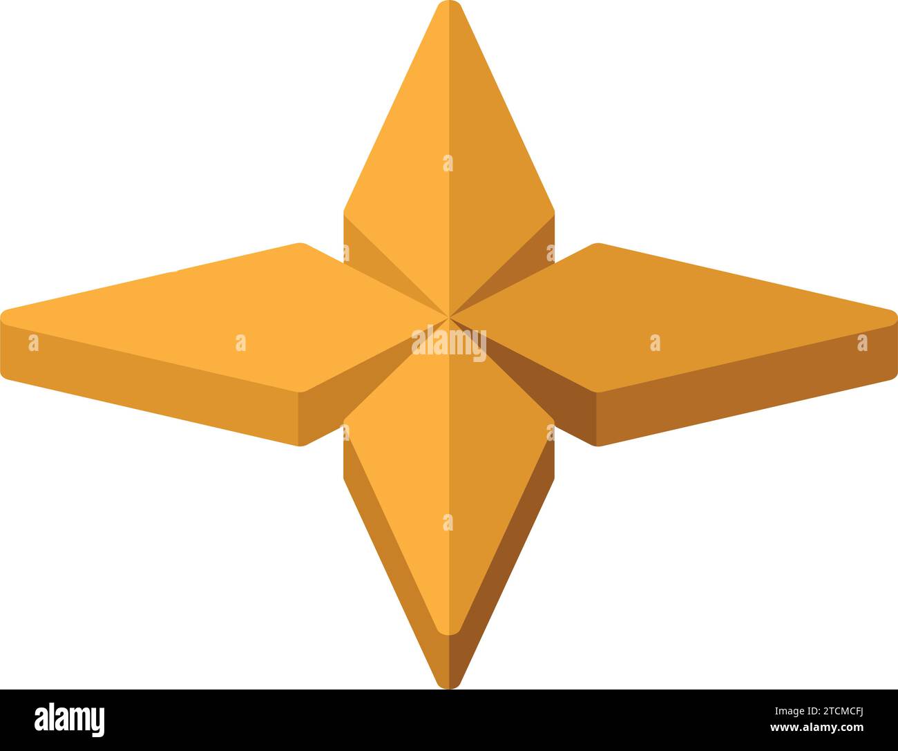 2d isometric star shape icon Vector Stock Vector Image & Art - Alamy
