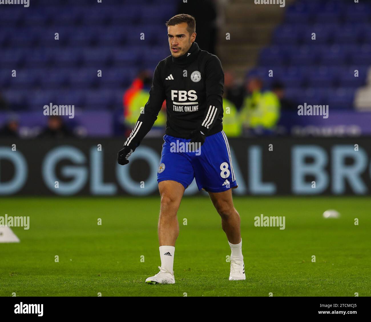 Billy Mitchell #8 of Millwall during the pre-game warmup ahead of the ...
