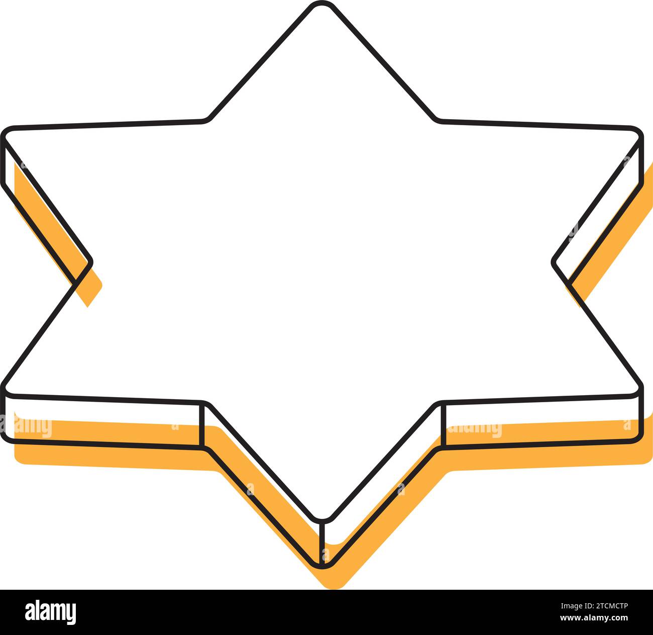 2d isometric star shape icon Vector Stock Vector Image & Art - Alamy