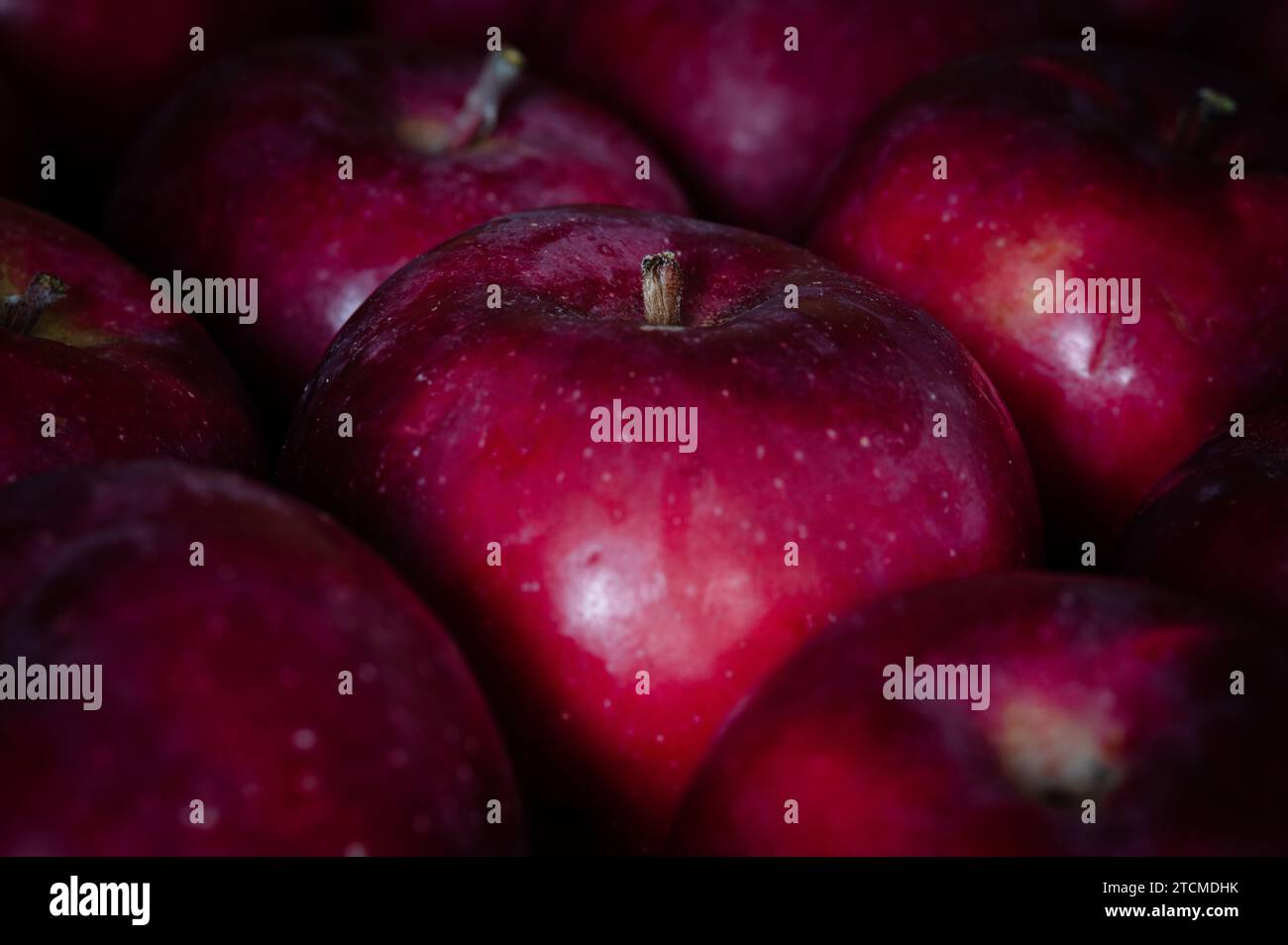 Side view apples hi-res stock photography and images - Alamy