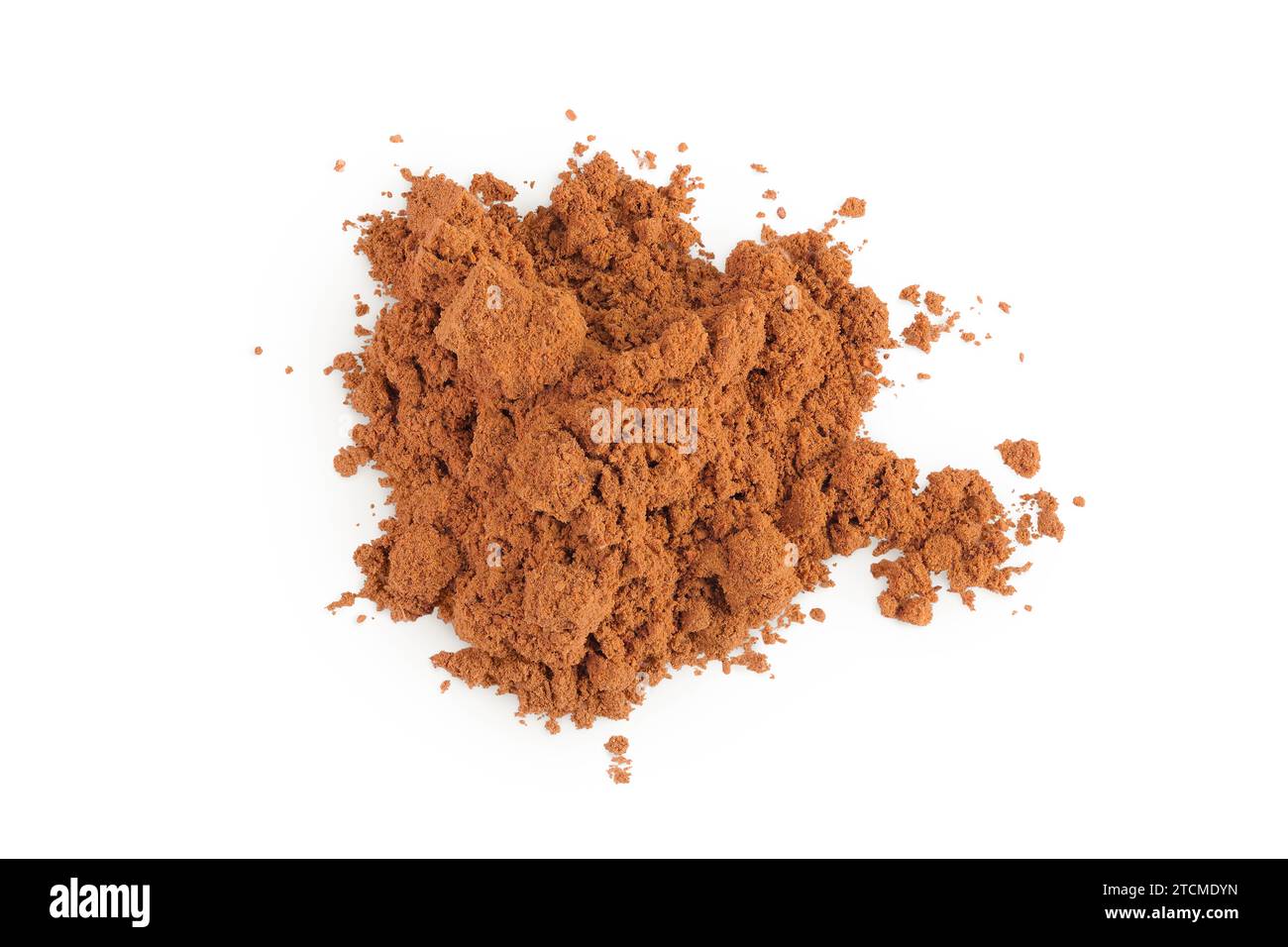 Cinnamon powder isolated on white background. Aromatic spice Stock ...