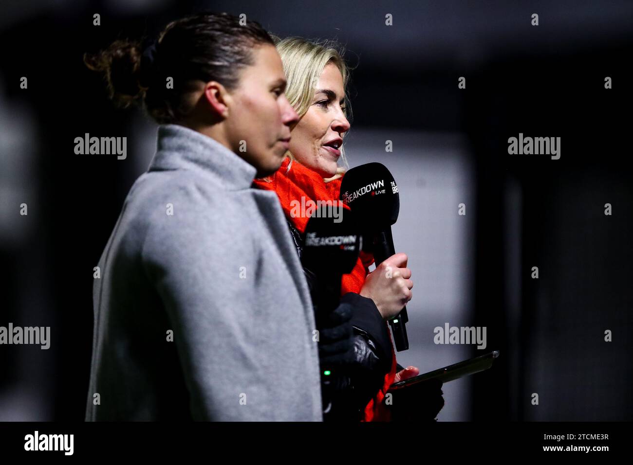 London, UK. 13th Dec, 2023. Gilly Flaherty and Shebahn Aherne ...