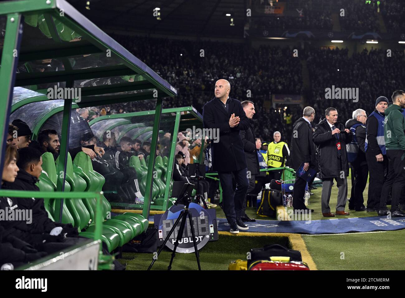 GLASGOW - Feyenoord coach Arne Slot during the UEFA Champions League ...